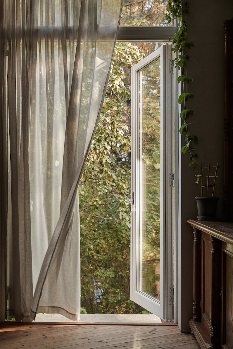 Single-pack Long and Wide Curtain Panel - Taupe - Home All | H&M US