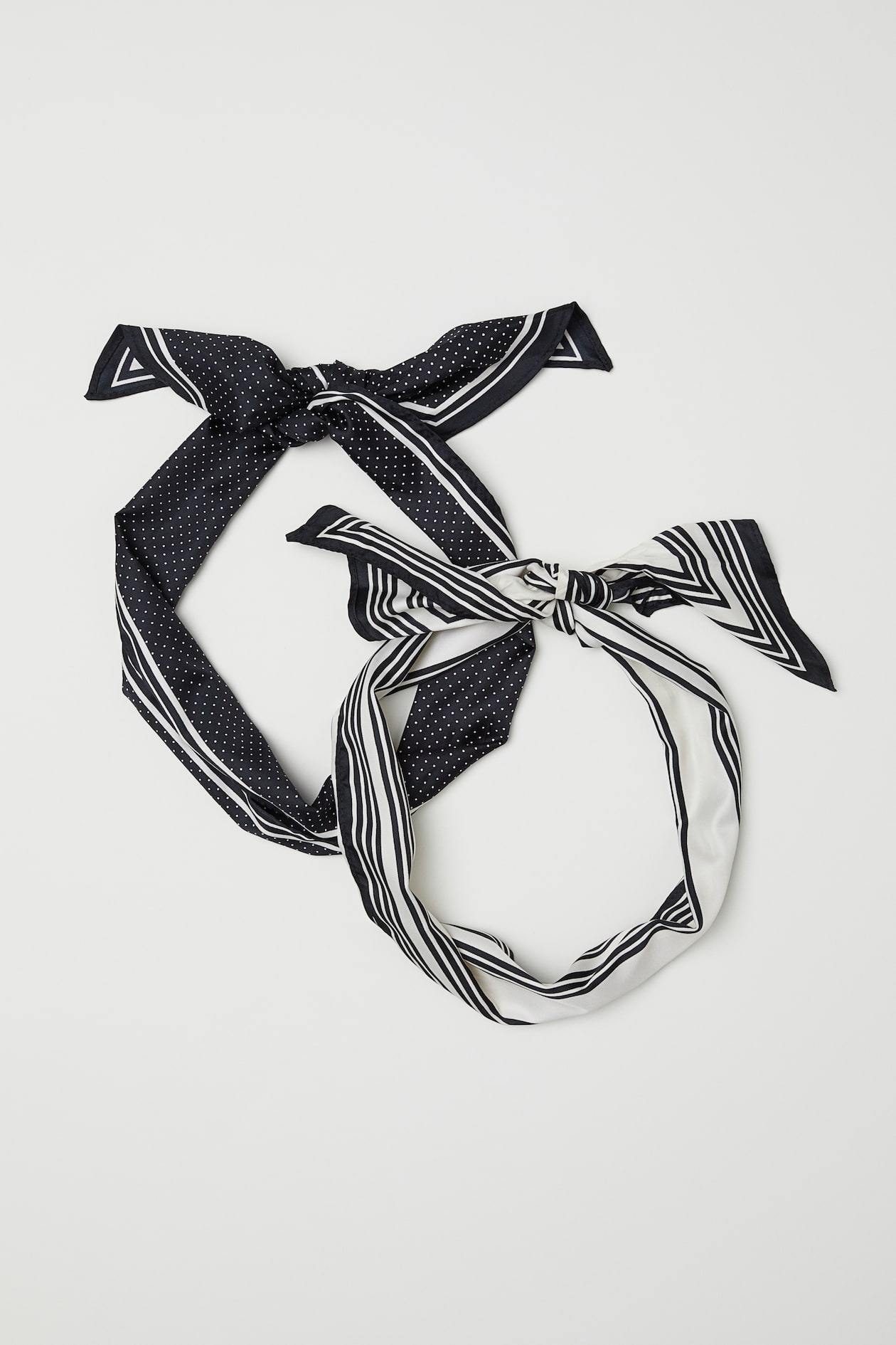 2-pack Hair Scarves - Black - Ladies | H&M CA