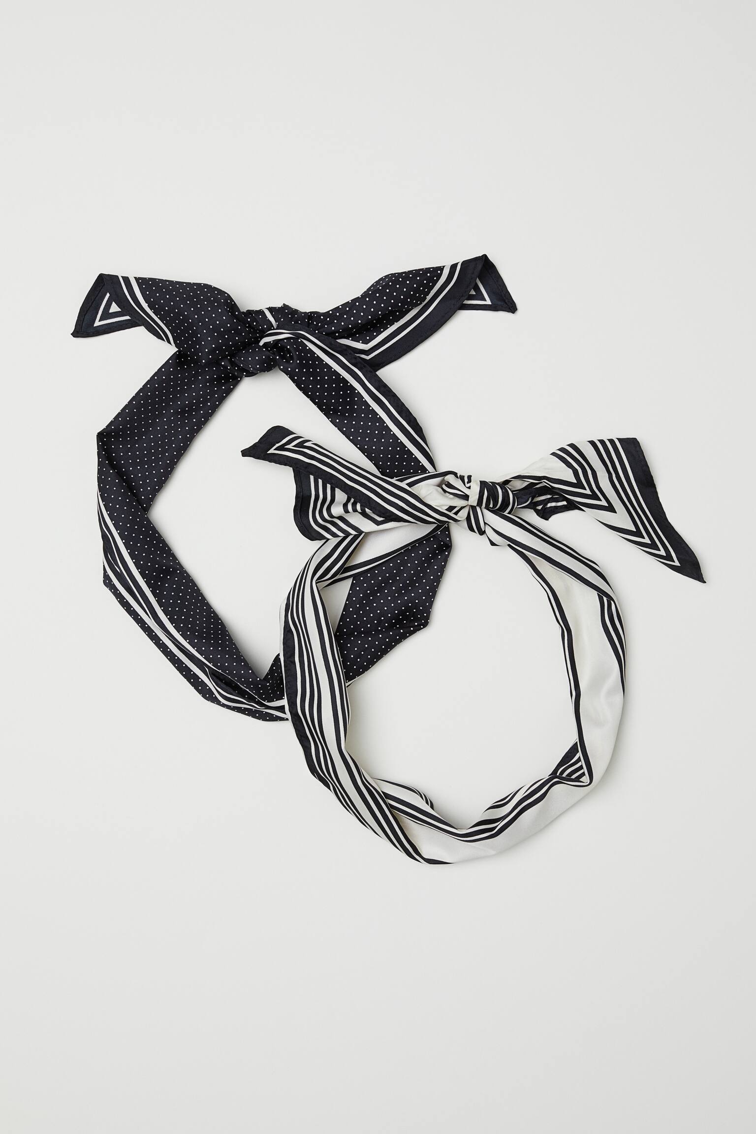 2-pack Hair Scarves - Black - Ladies | H&M CA