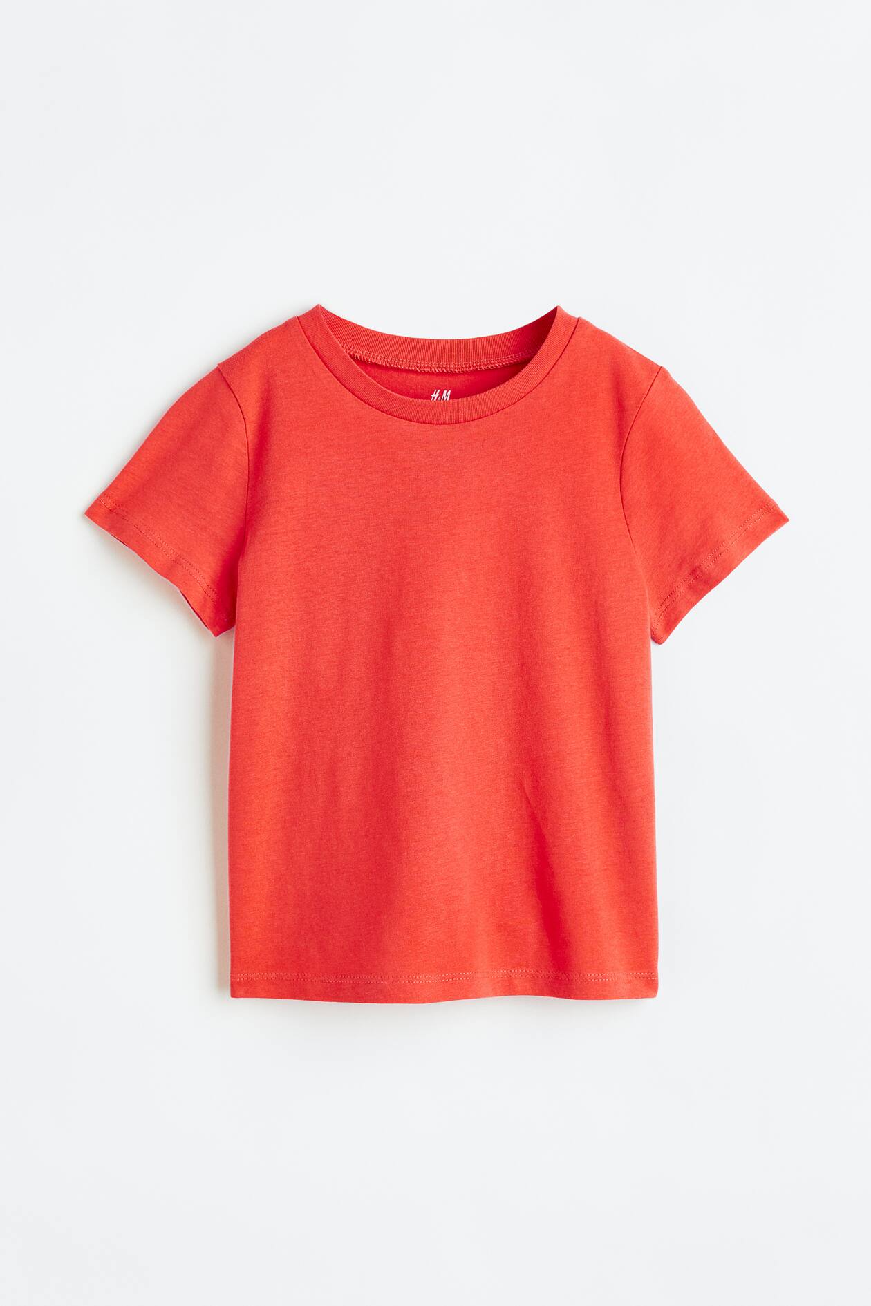 Cotton T-shirt - Bright red - Kids | H&M PH