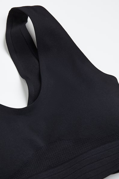 Seamless sport-bh van DryMove™ - Zwart - DAMES | H&M NL