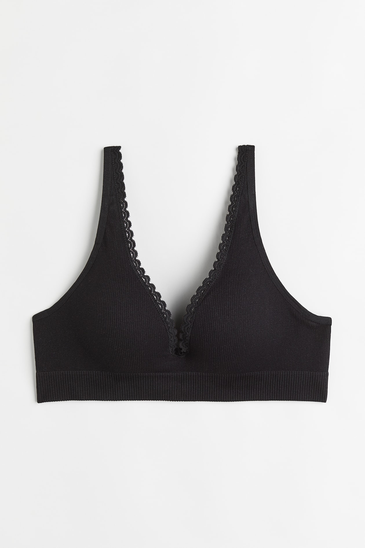 Seamless jersey push-up bra - Black - Ladies | H&M IN