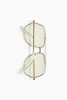 Women's Gold-colored Blue Light Eyeglasses | H&M US