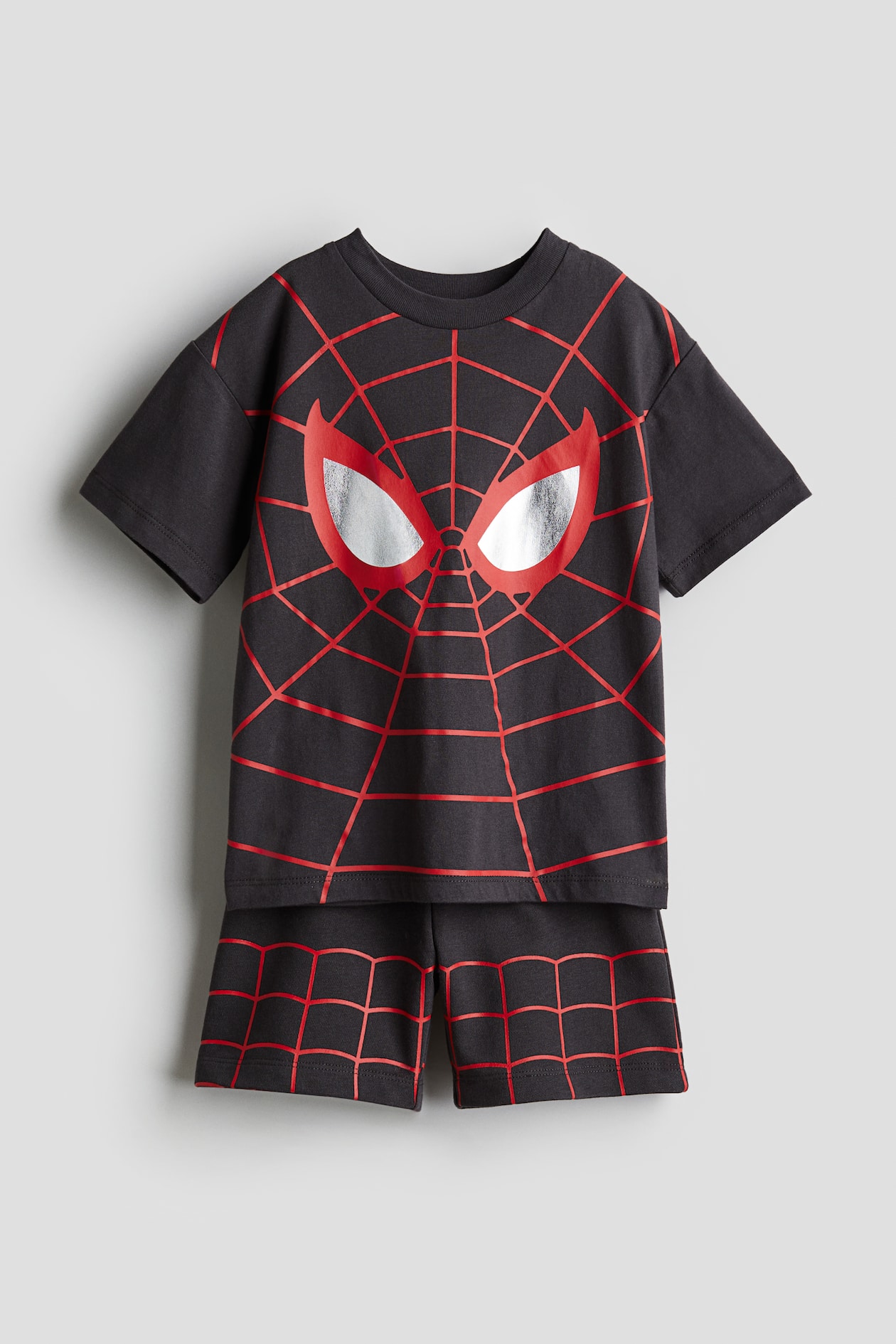 Dark gray/Spider-Man 2-piece Printed Set for kids | H&M CA