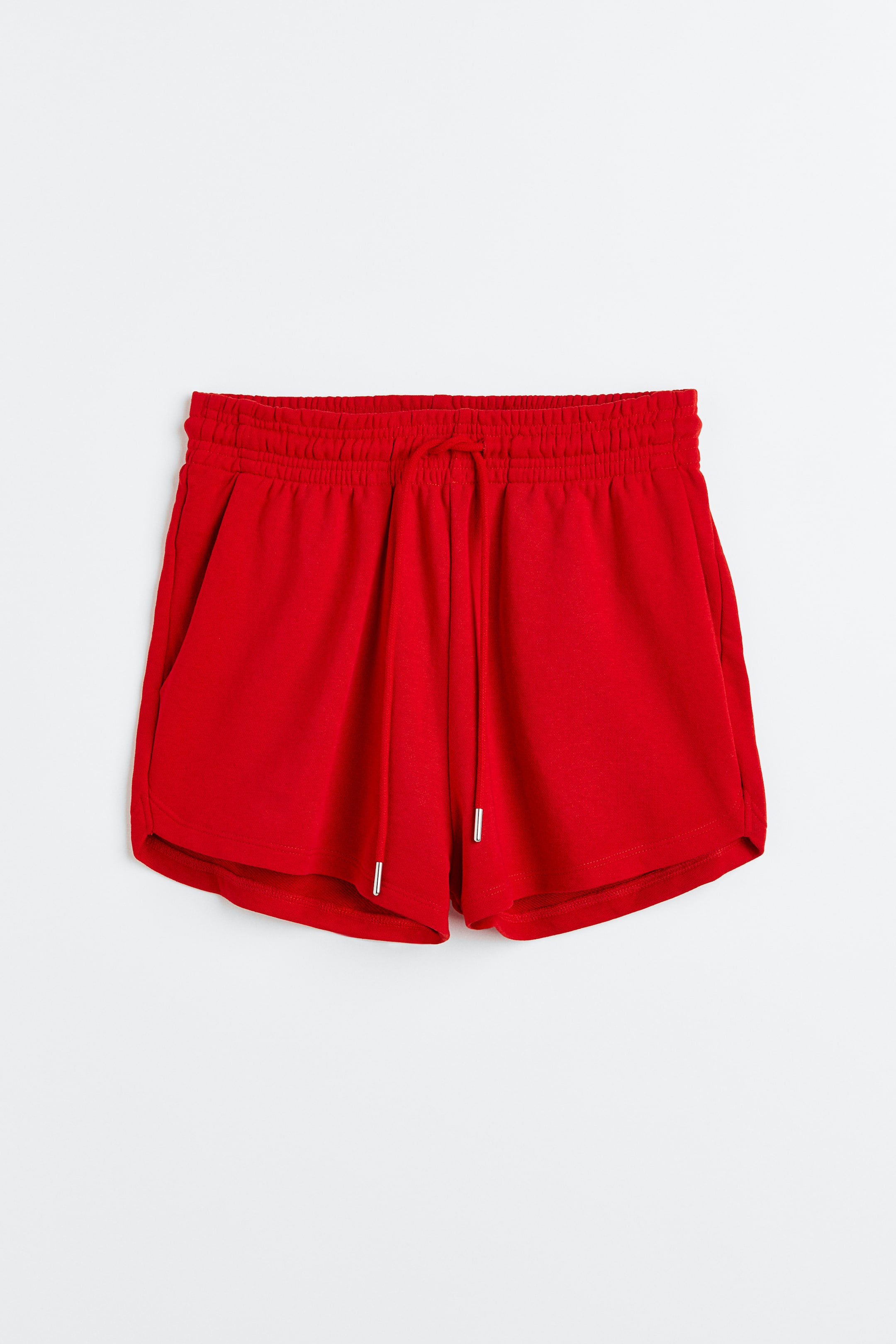 Short en molleton - Taille de hauteur classique - Courte - Rouge ...