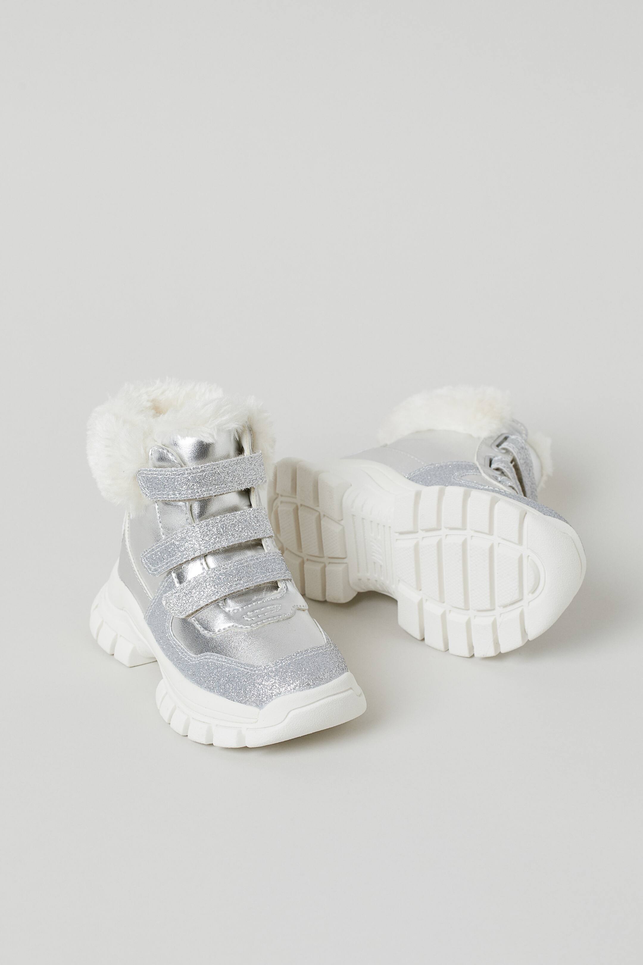 Shimmering boots - Silver-coloured - Kids | H&M HK