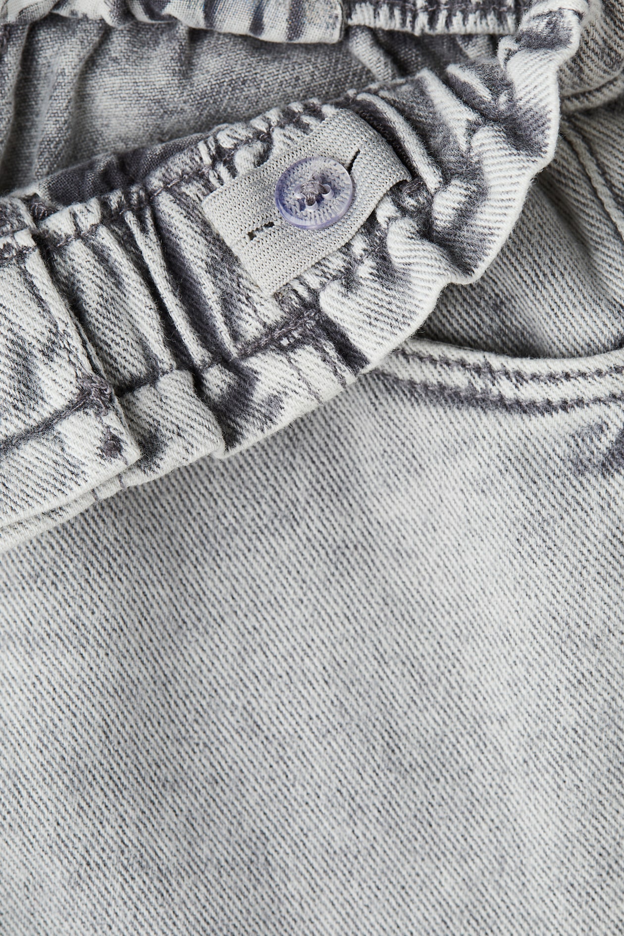 Light denim gray Relaxed Paper Bag Jeans for kids | H&M CA