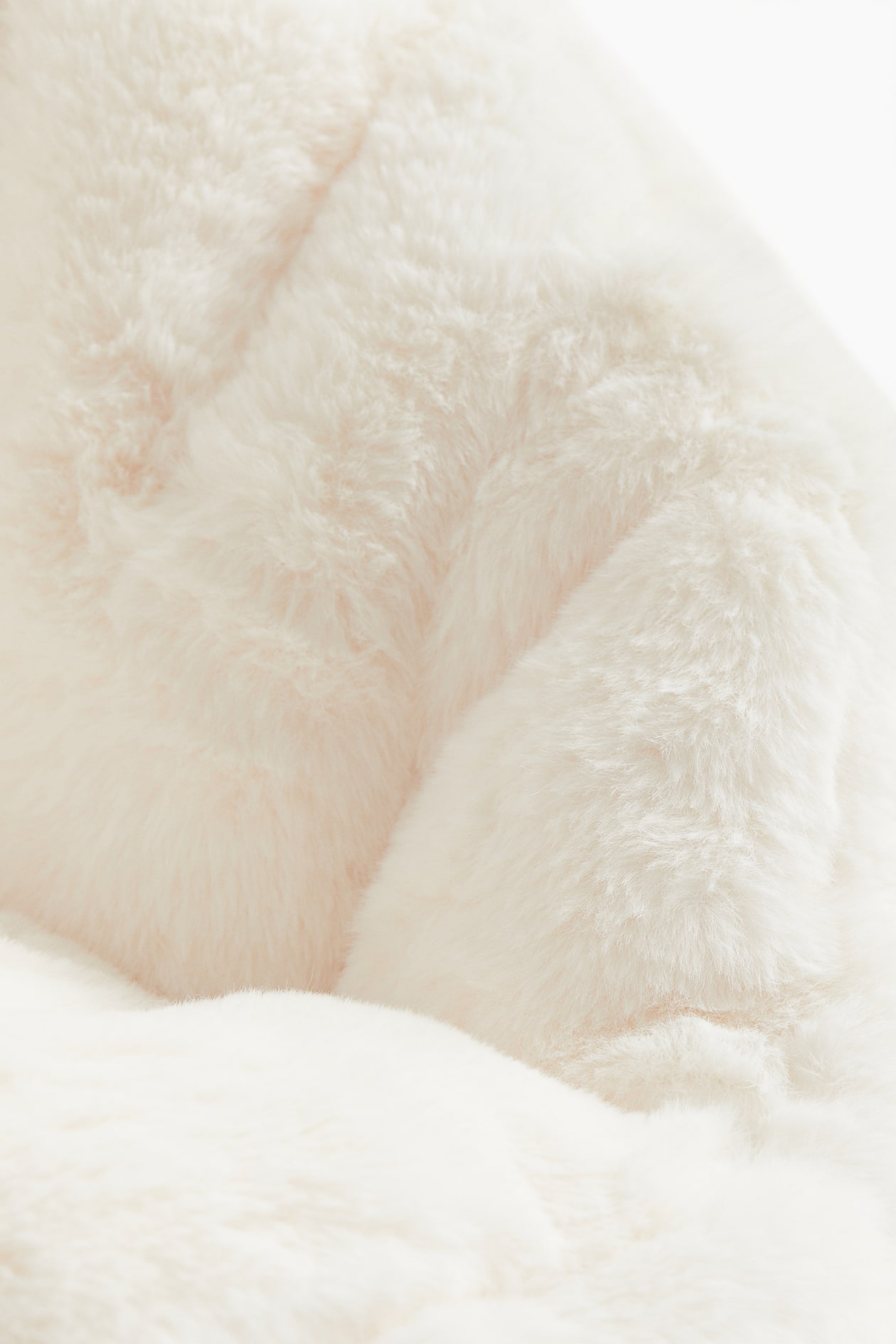Fluffig puff - Vit - Home All | H&M FI