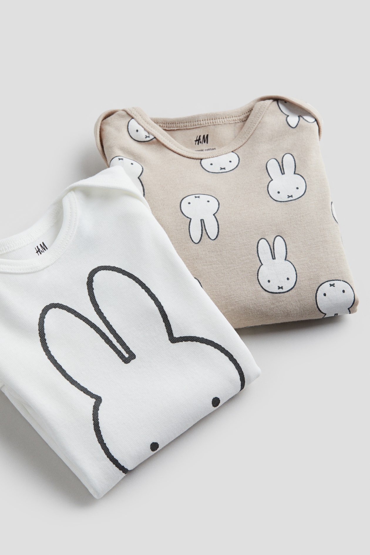2'li Uzun Kollu Body - Beyaz/Miffy - ÇOCUK | H&M TR