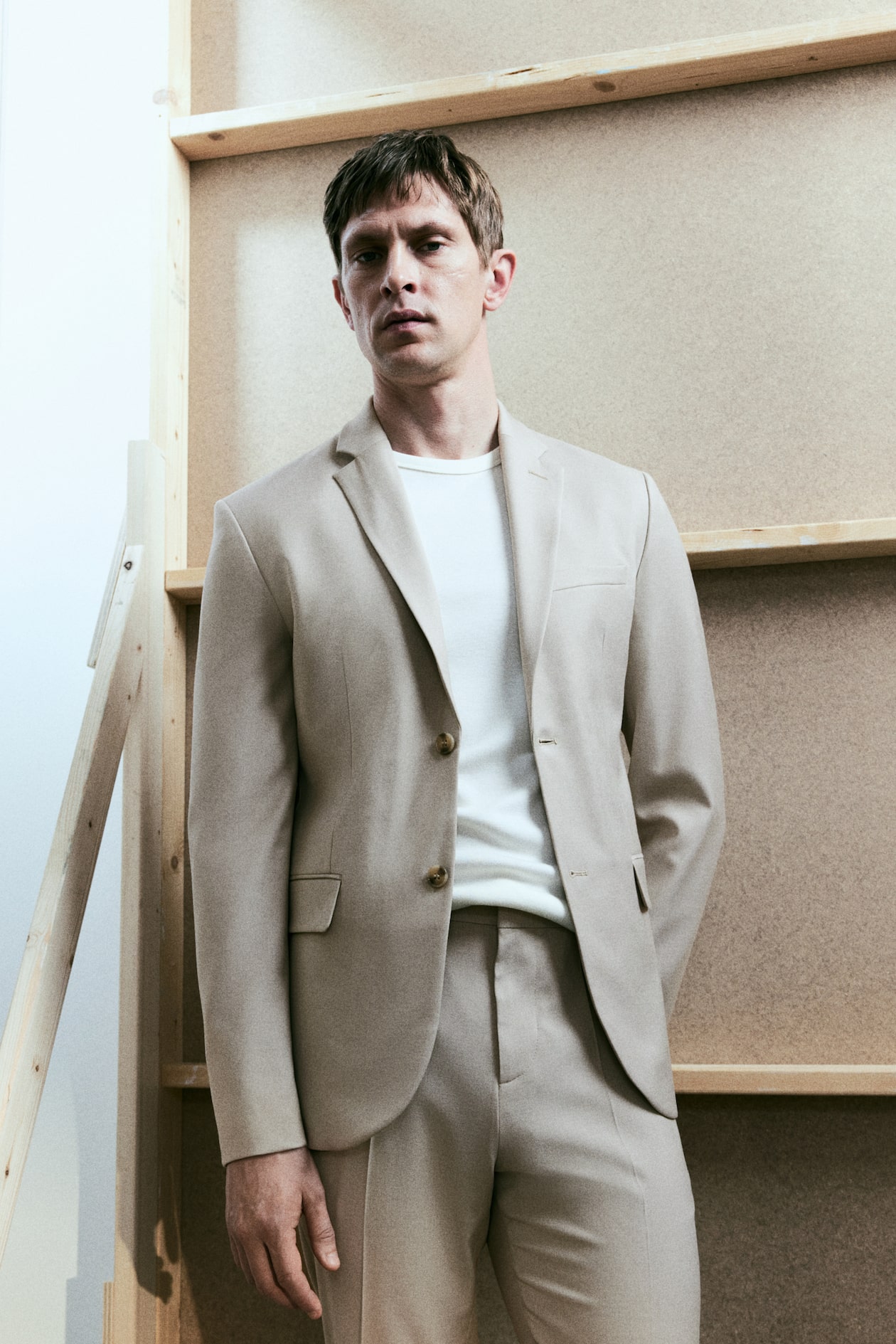 Sacos y Trajes Beige para Hombre | Ropa Hombre | H&M MX