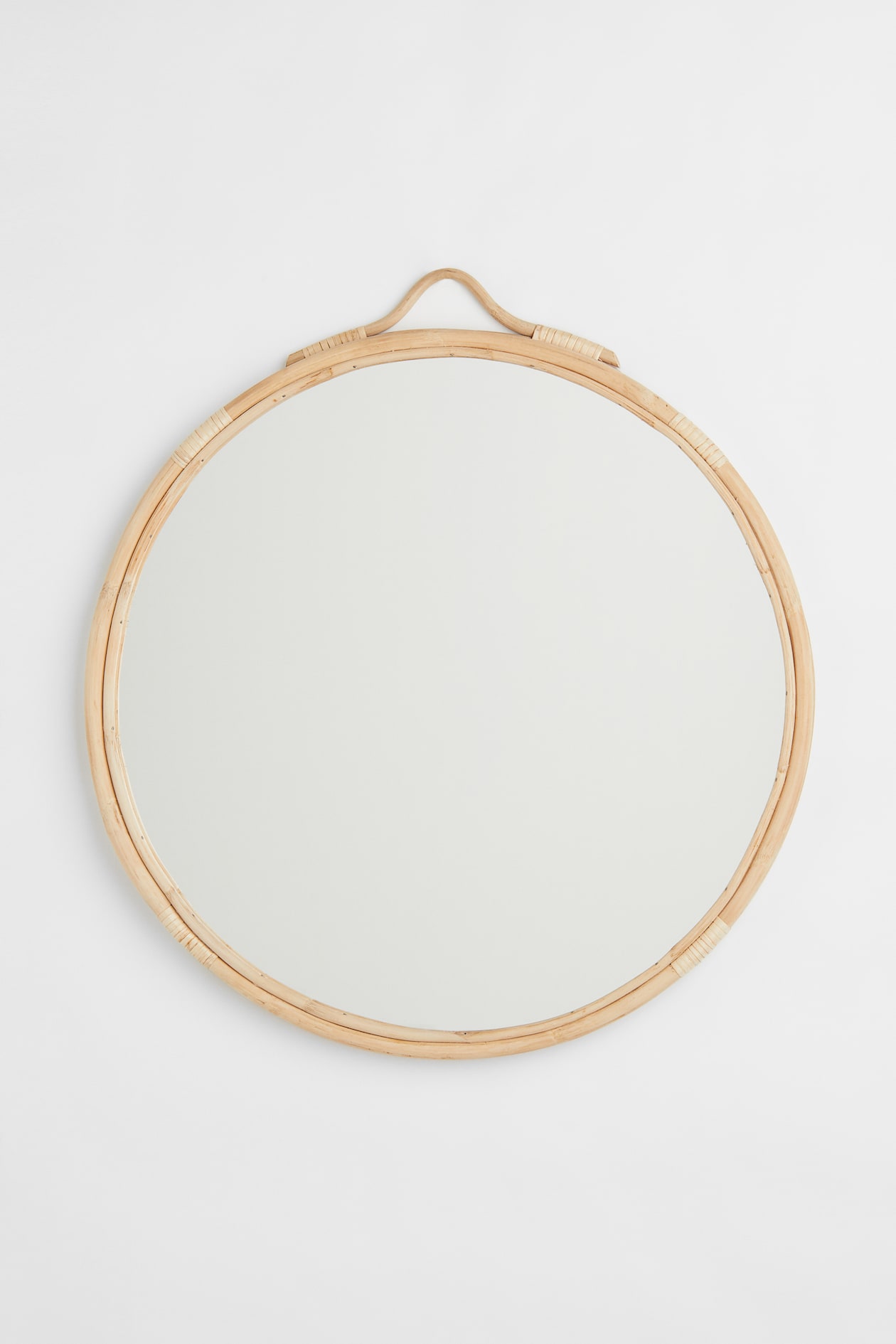 Large Rattan-framed Mirror - Beige - Home All | H&M US