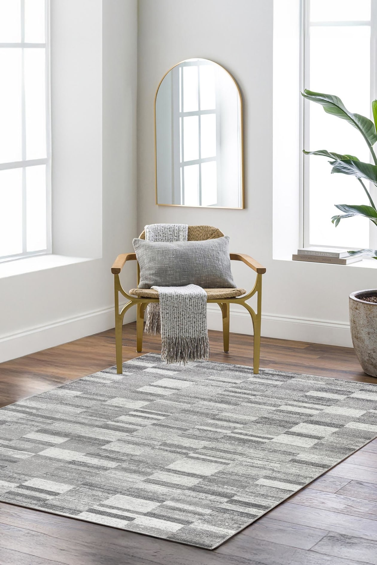 Scandi Modern Area Rug - Grey - Livabliss - Home All | H&M GB