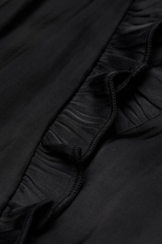 Satin dress - Black - Ladies | H&M GB