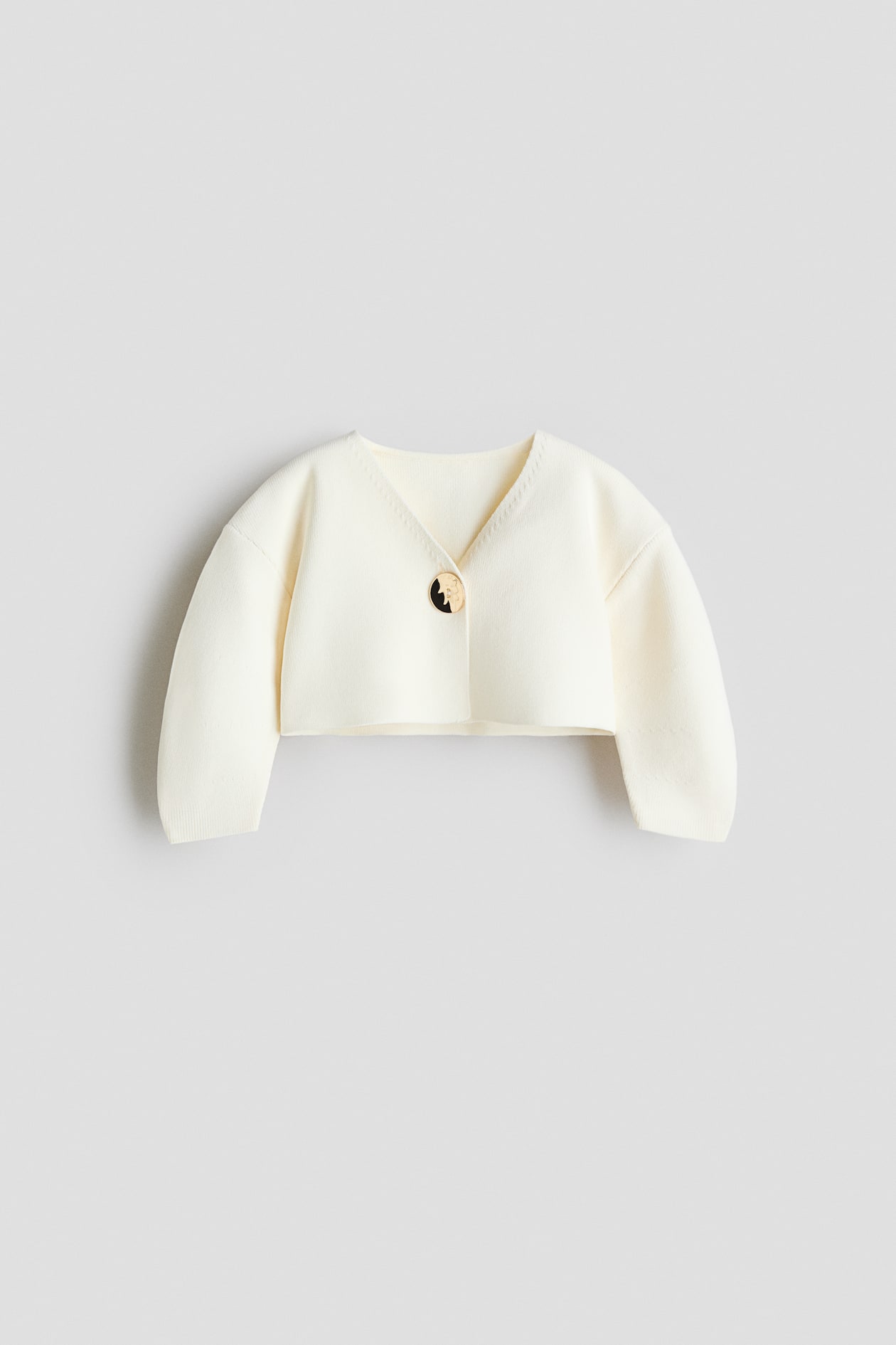 Gilet avec bouton - Crème - ENFANT | H&M FR