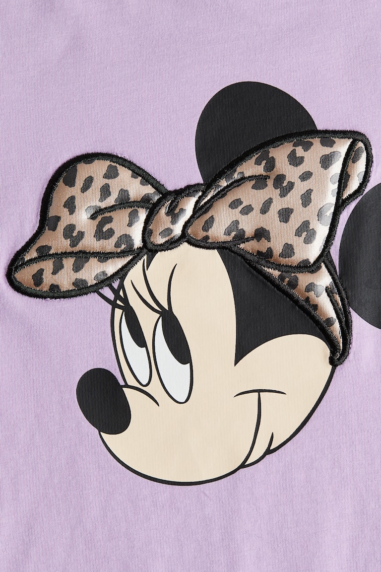 Playera de algodón con diseño estampado - Morado/Minnie Mouse - Kids ...