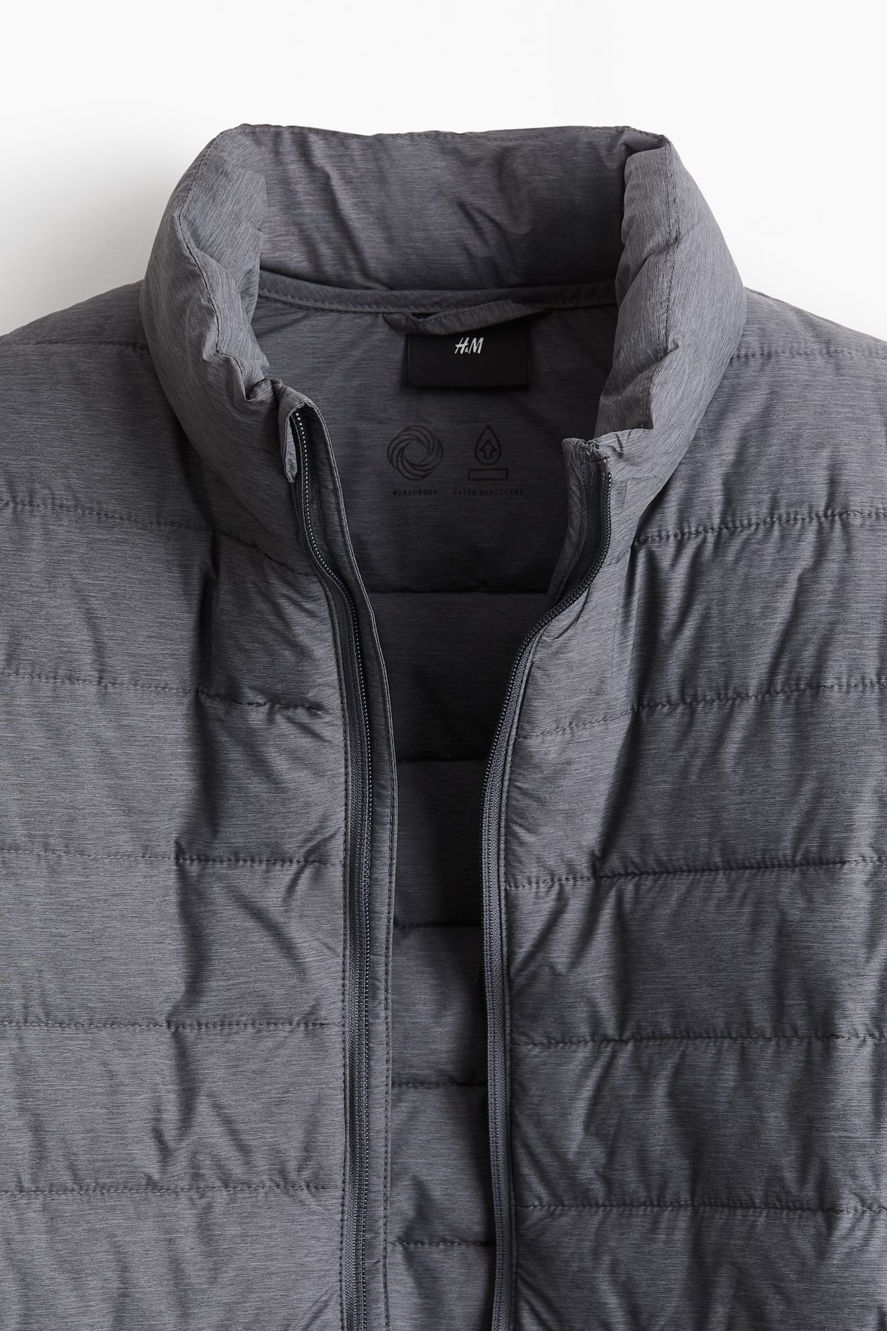 Slim-Fit Lightweight Puffer Jacket - Gray - Men | H&M US