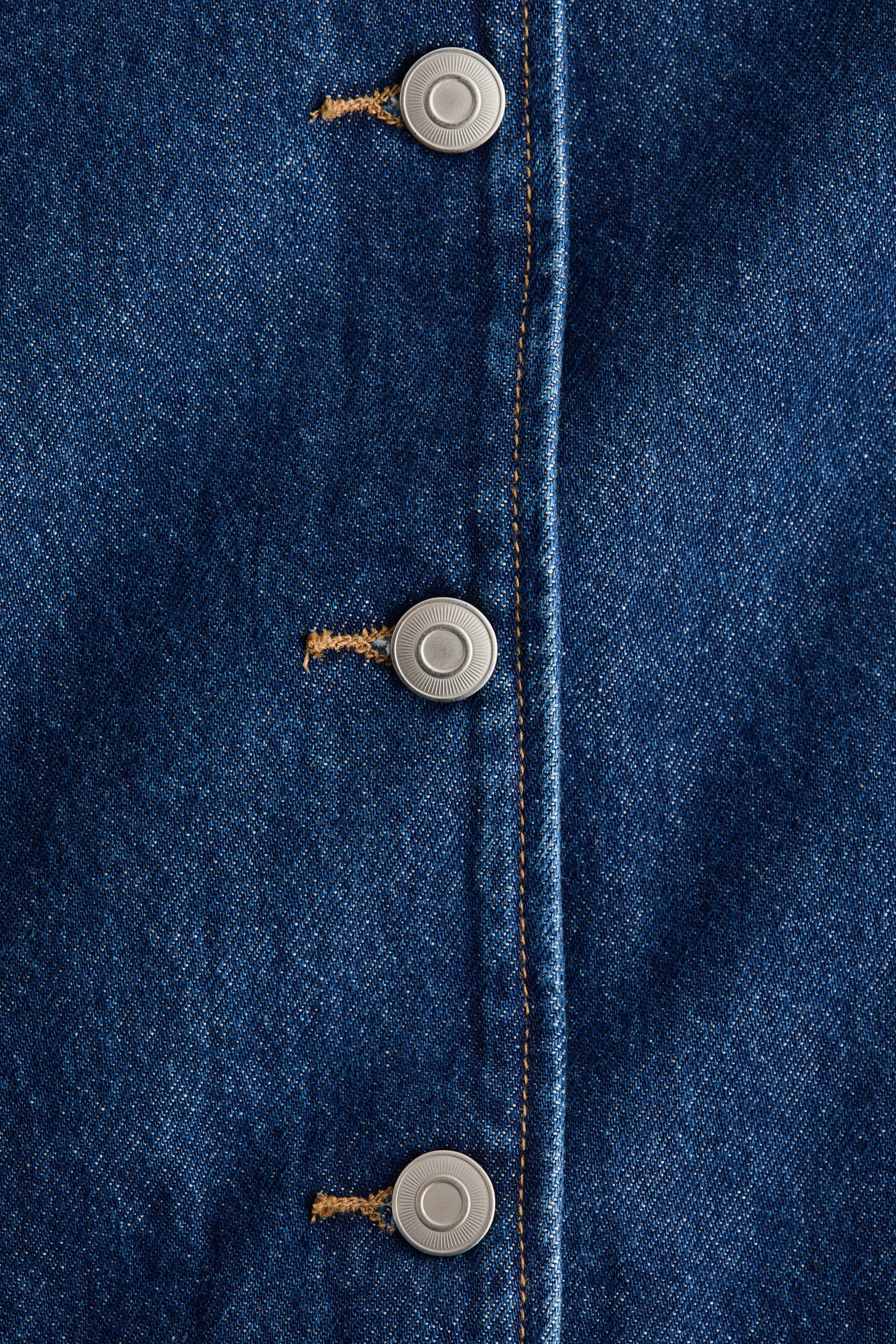 Denim mini-jurk - Dark denim blue - DAMES | H&M BE