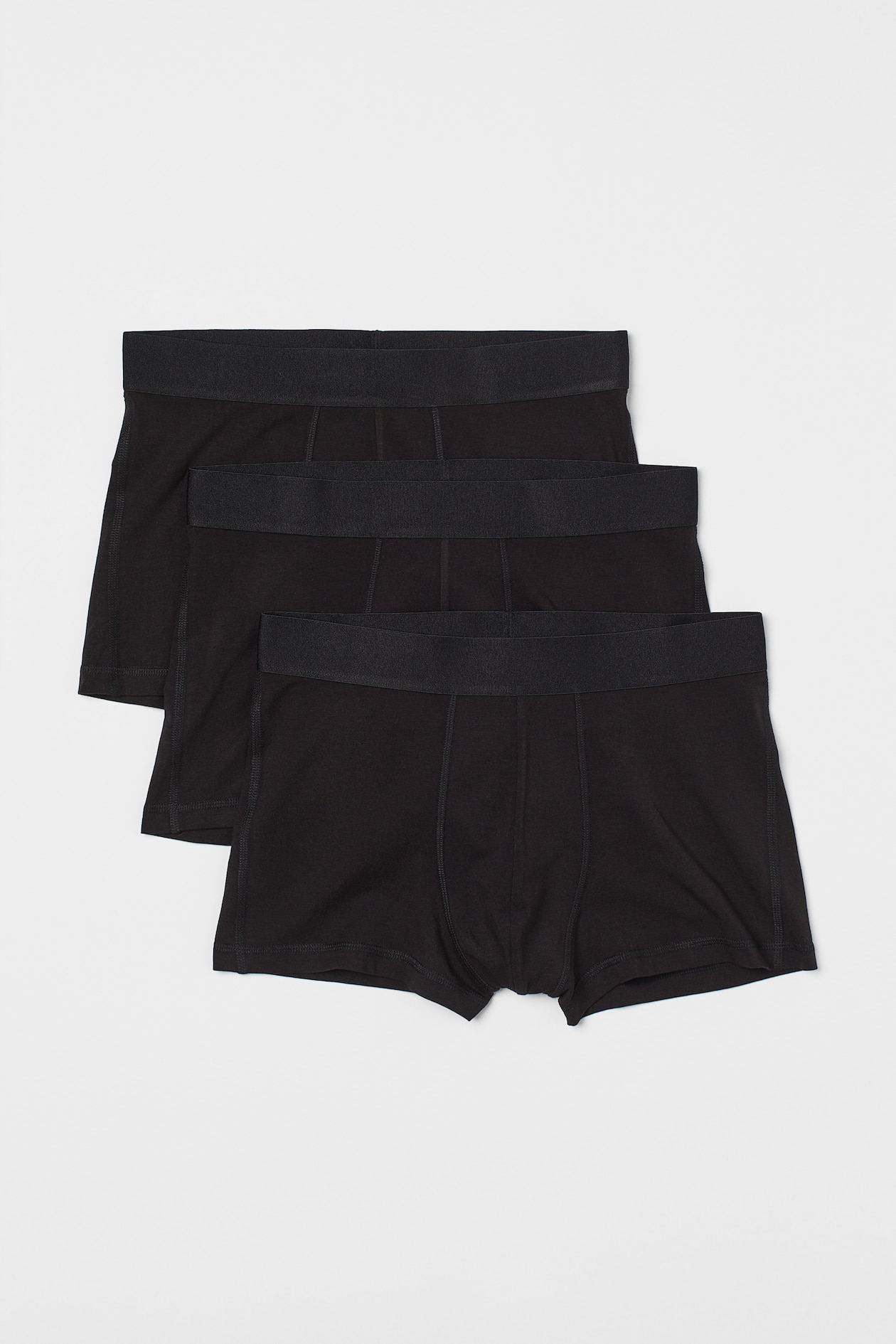 3-pack short trunks - Sort - HERRE | H&M NO