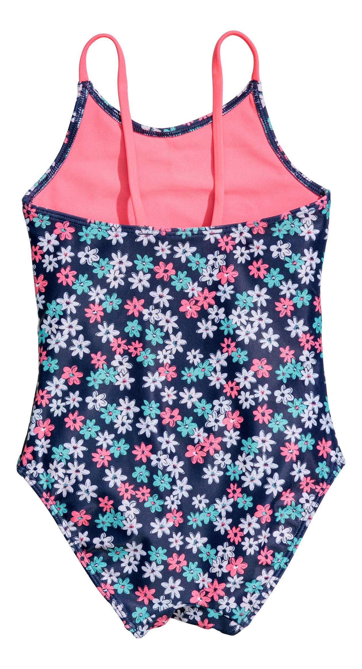 Vzorované plavky - Tmavomodrá/květovaná - DĚTI | H&M CZ