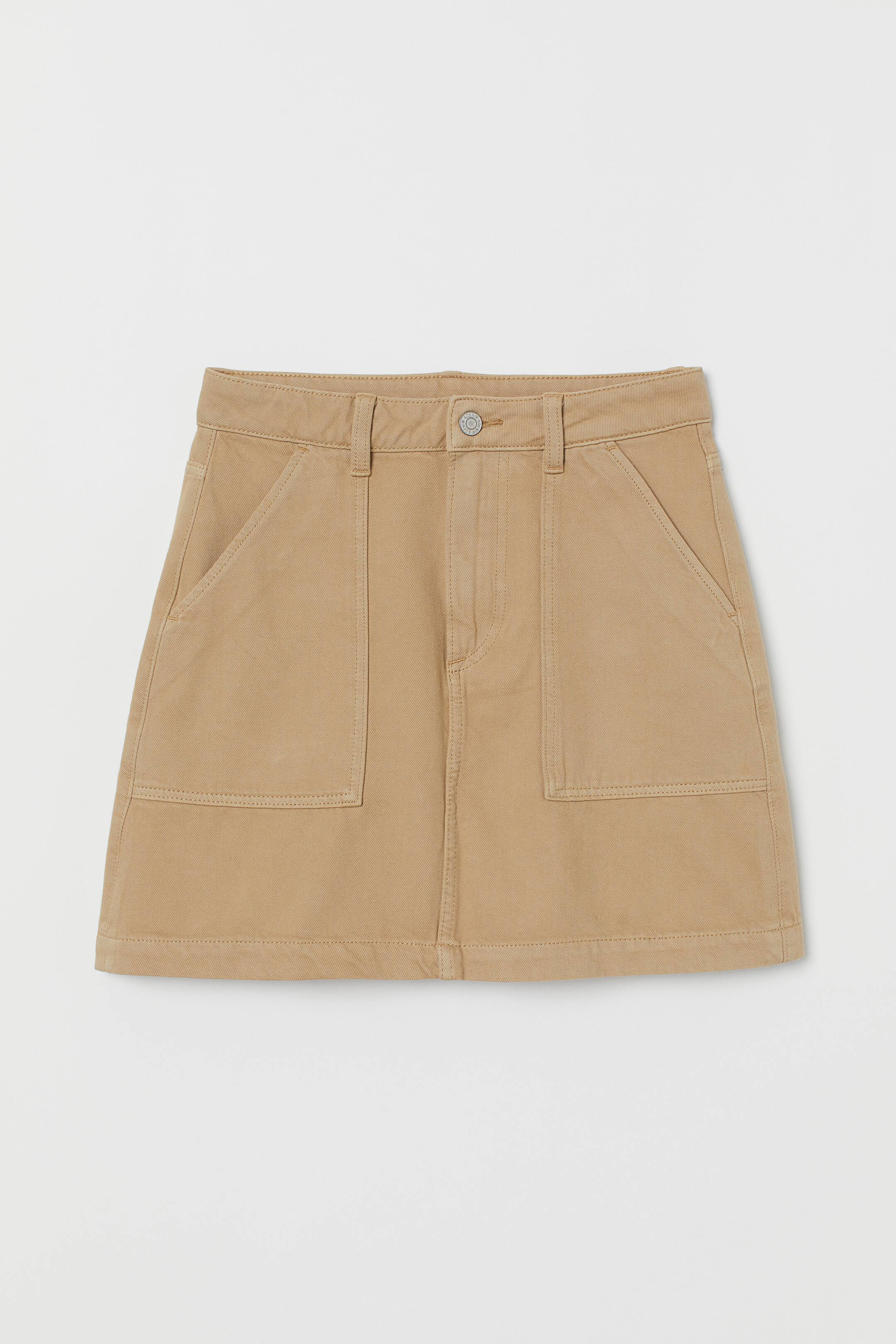 A-linjainen hame - Beige - NAISET | H&M FI