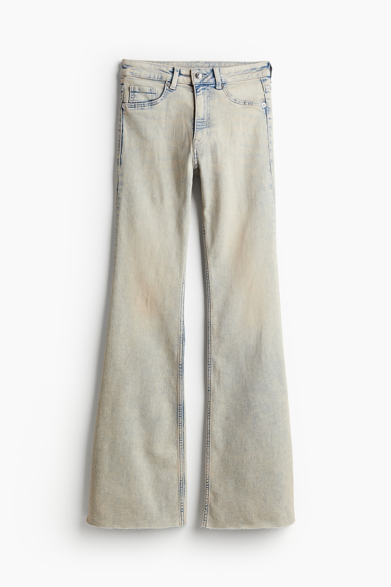 Women's Pale denim blue Flared High Jeans | H&M GB