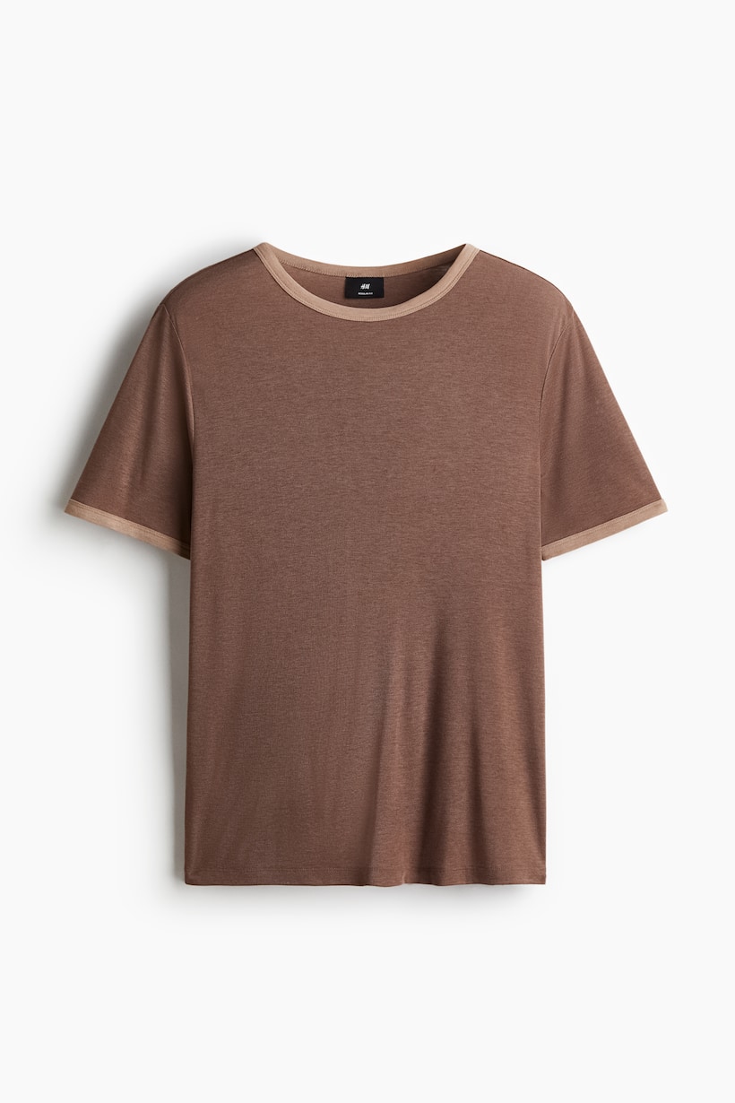 Playera Regular Fit - Café - Men | H&M MX