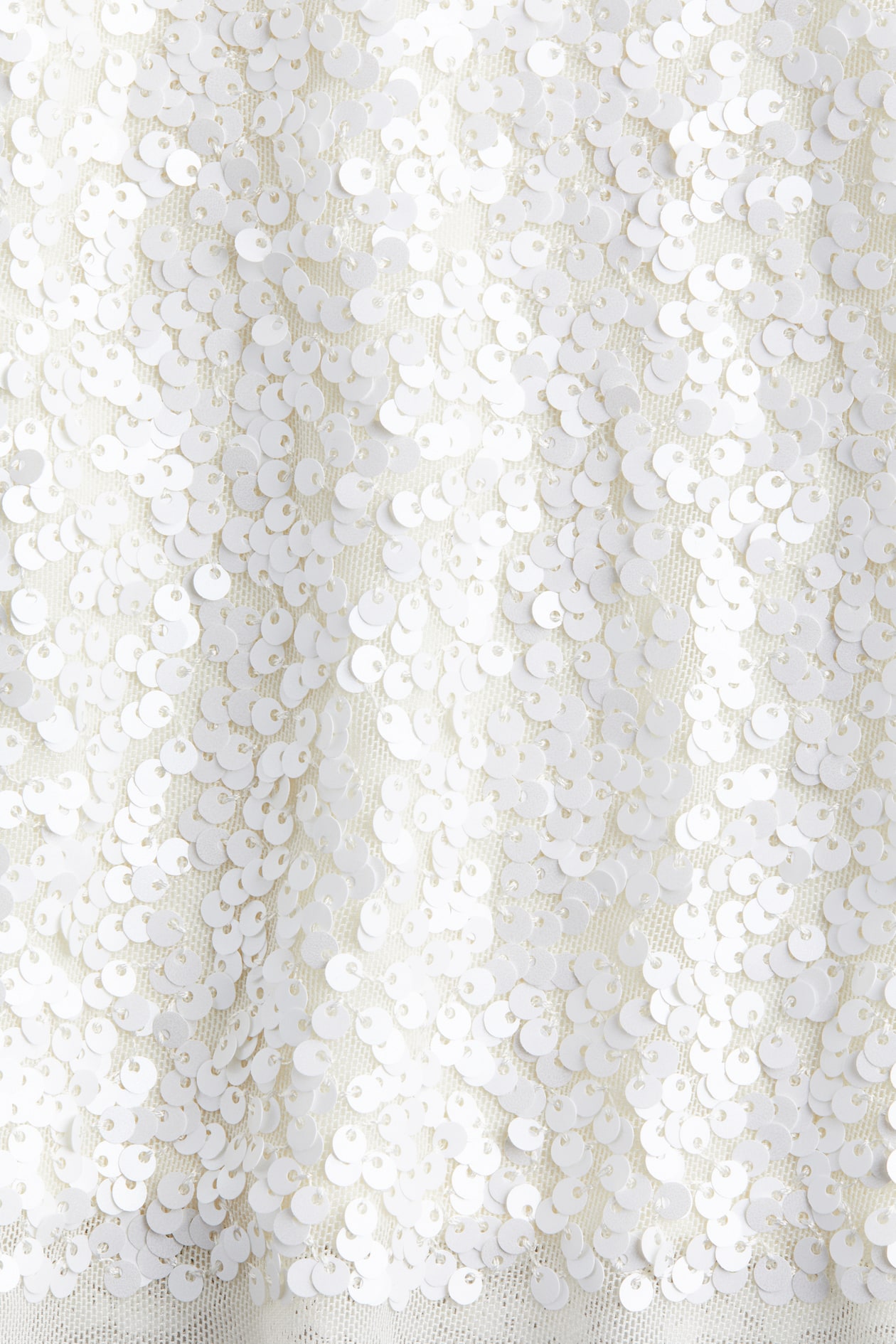 Sequined A-Line Dress - White - Kids | H&M US