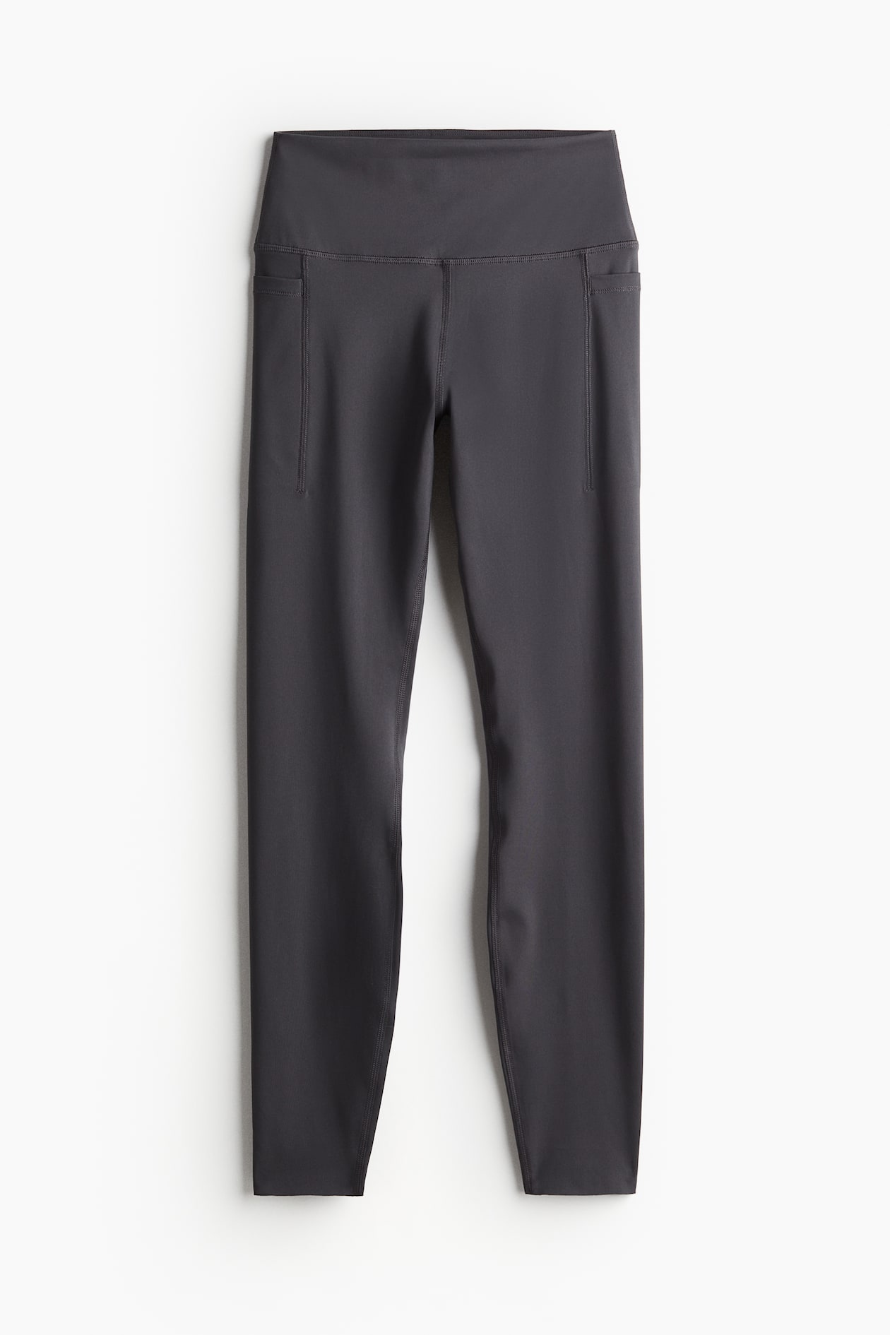 Women's Dark grey Pocket-detail sports leggings with DryMove™ | H&M MY