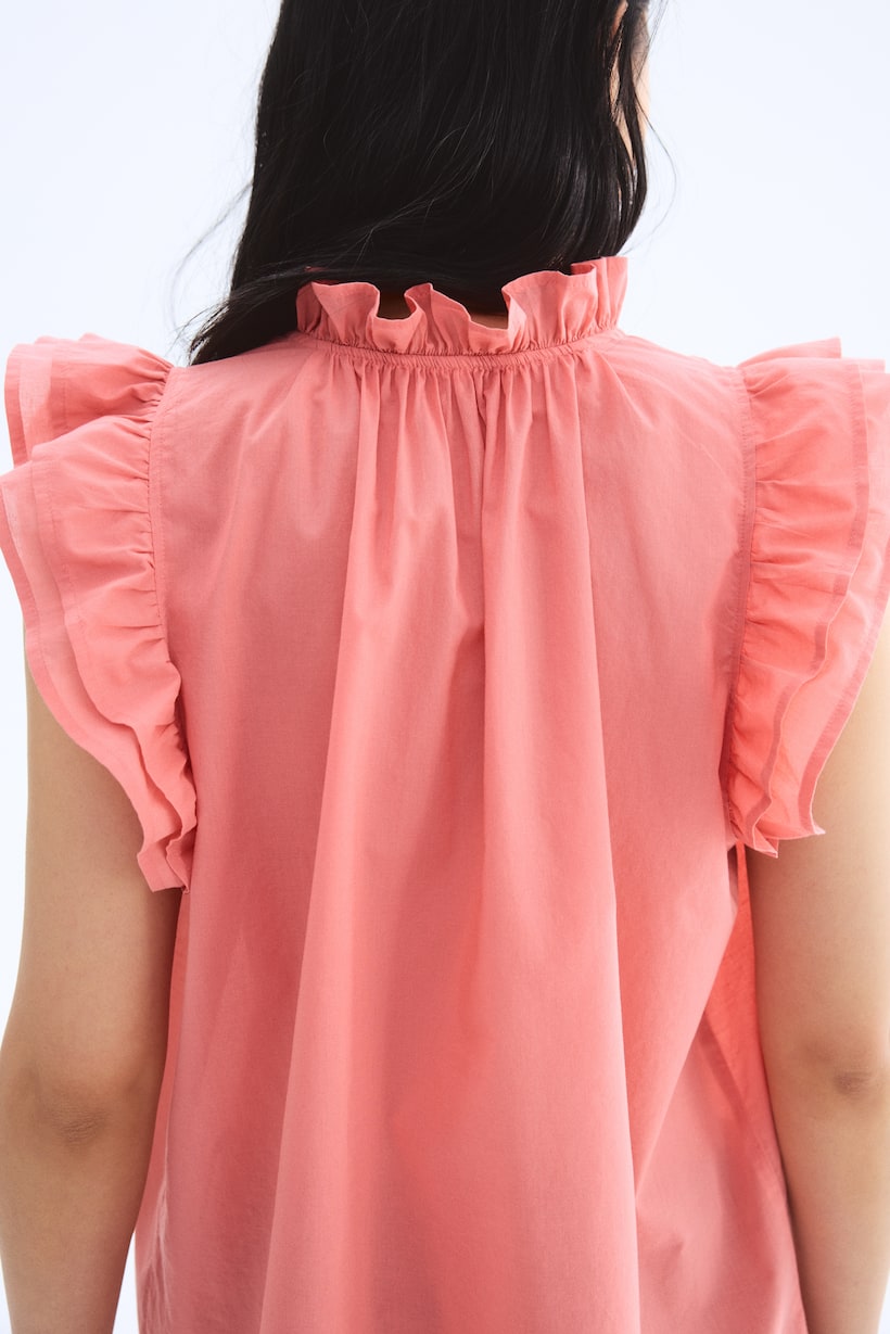 Blusa con olanes - Rosa - Ladies | H&M MX