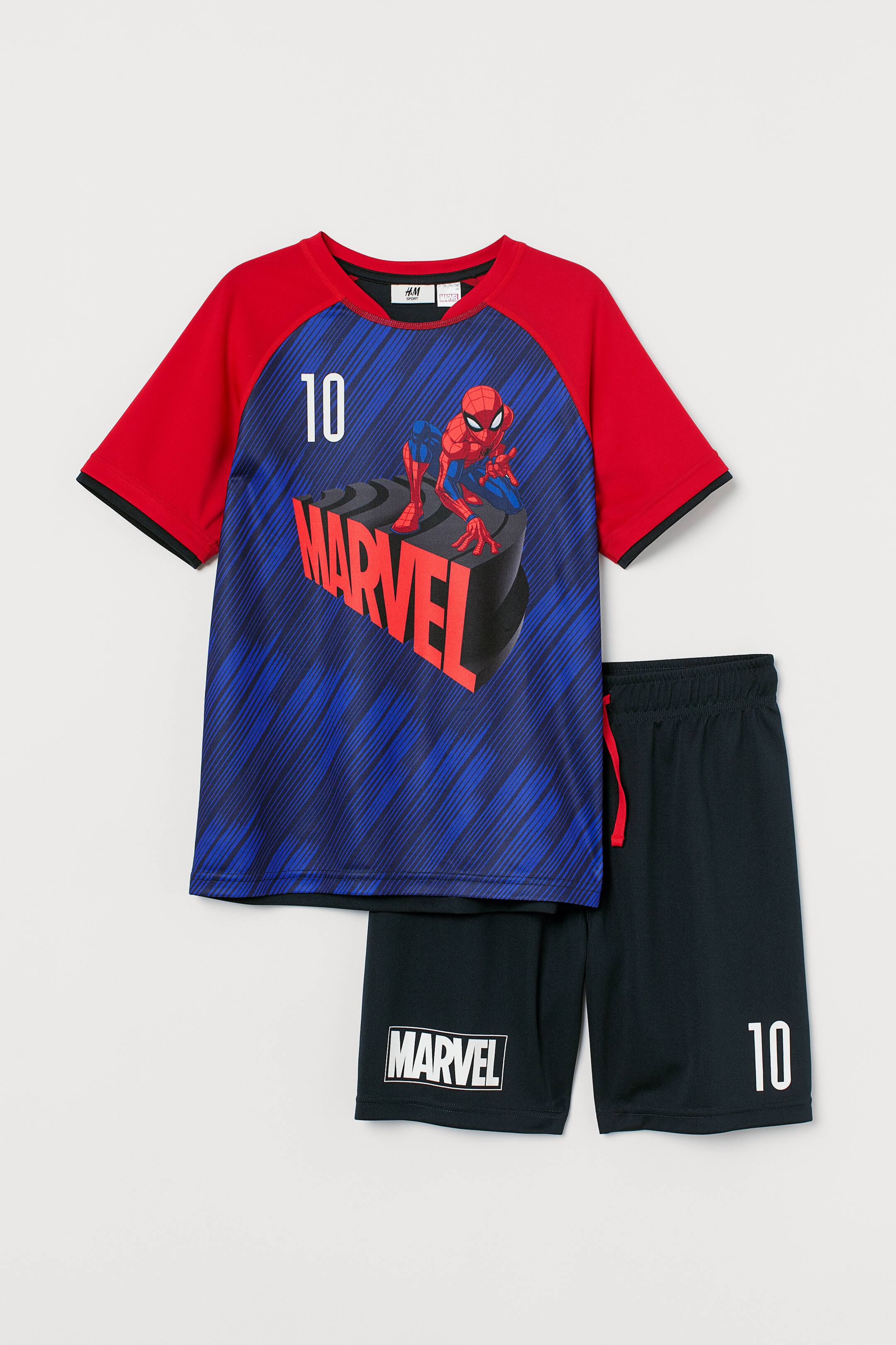 Football kit - Dark blue/Spider-Man - Kids | H&M HK