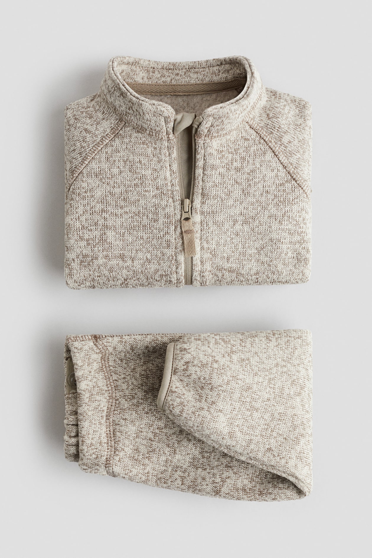 2-piece fleece set - Beige - Kids | H&M AU