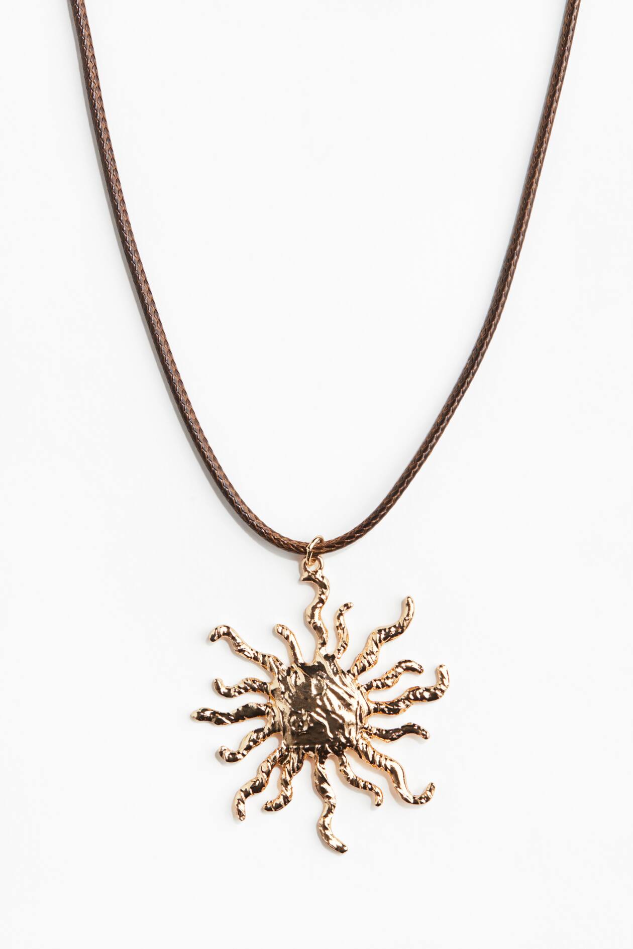 Women's Gold-colored Cord Necklace with Pendant | H&M US