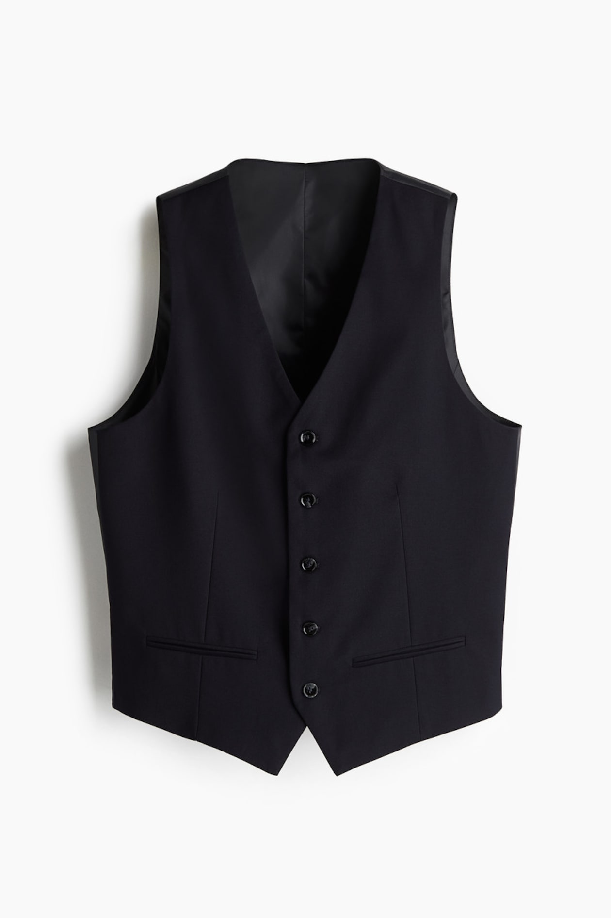 Slim-Fit Suit Vest - Navy blue - Men | H&M US