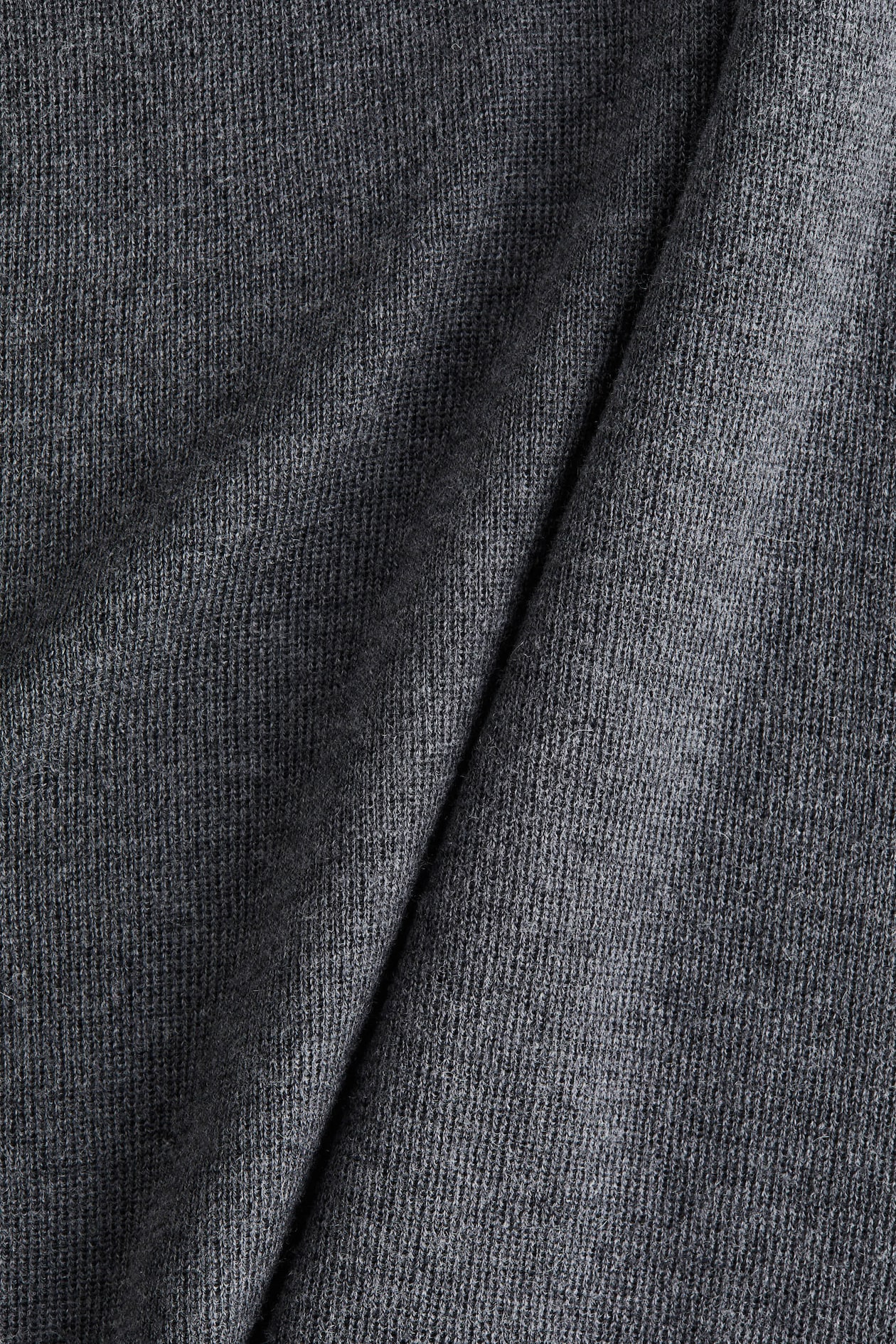 Рокля с голи рамене - Тъмносив меланж - ЖЕНИ | H&M BG