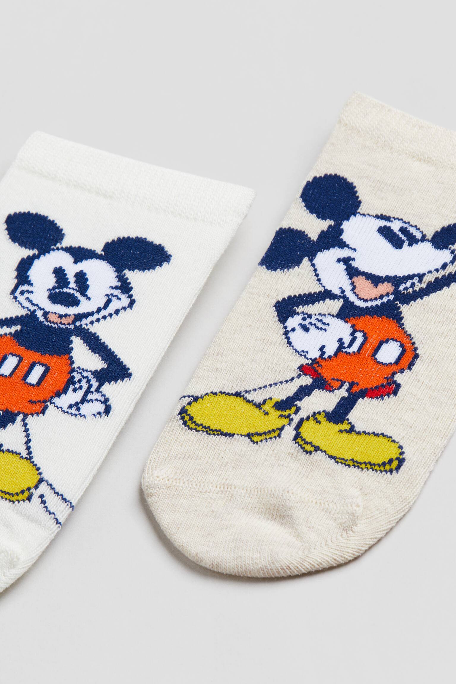Green/Mickey Mouse 5-Pack Ankle Socks for kids | H&M US