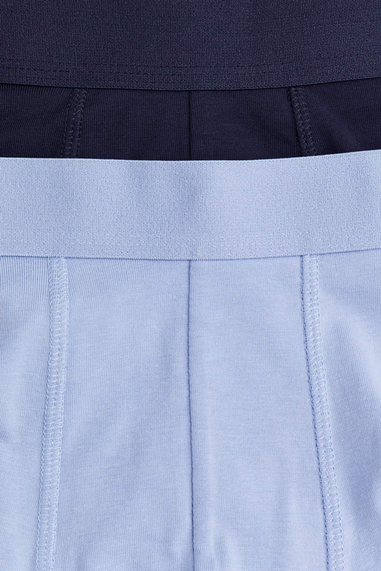 5-pack Mid-Length Boxer Briefs with Lycra® - Light blue/navy blue - Men ...