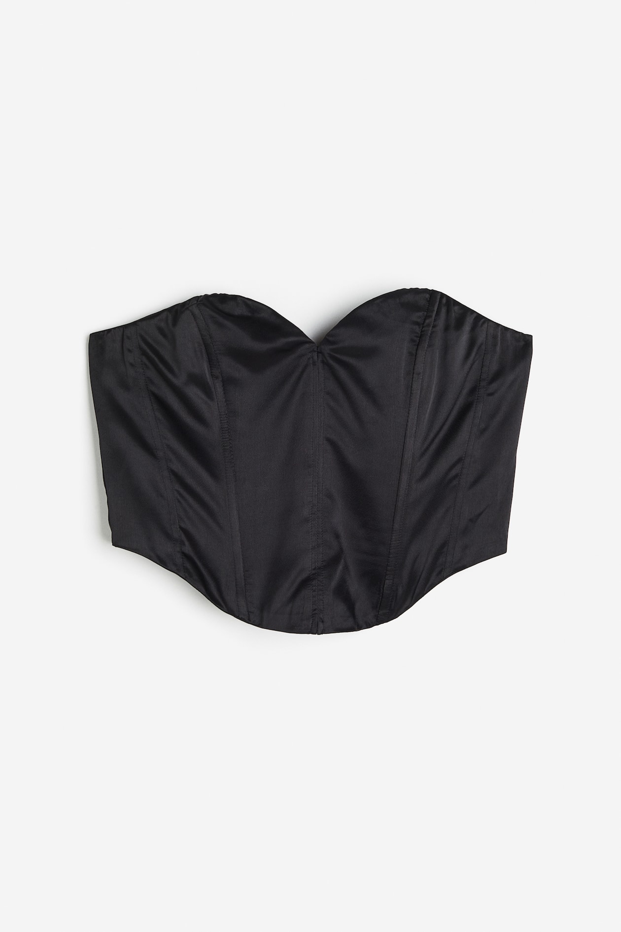 Women's Black Corset-style Top | H&M US