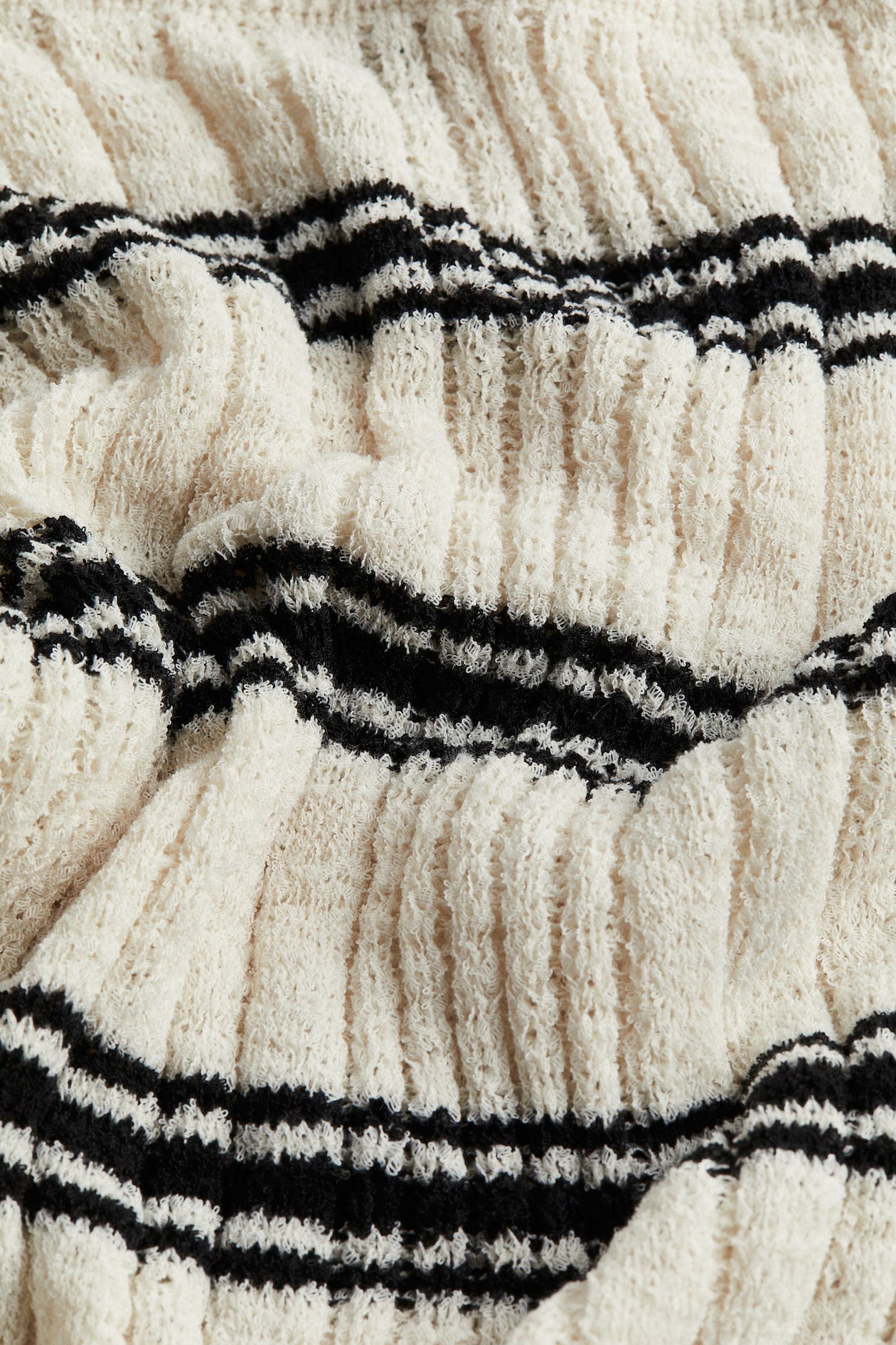 Rib-knit Pencil Skirt - Cream/striped - Ladies | H&M US