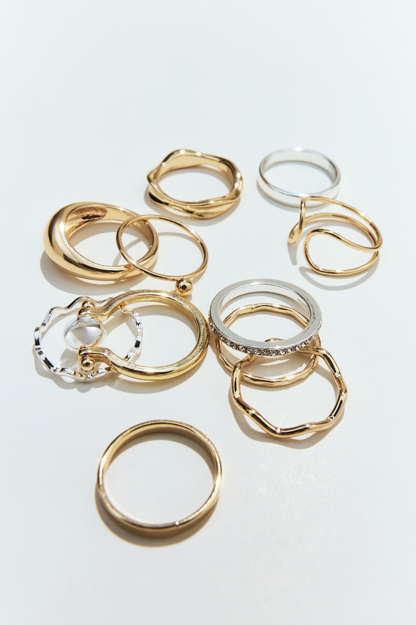 Women’s Rings | Gold, Silver, Statement & Sets | H&M IN