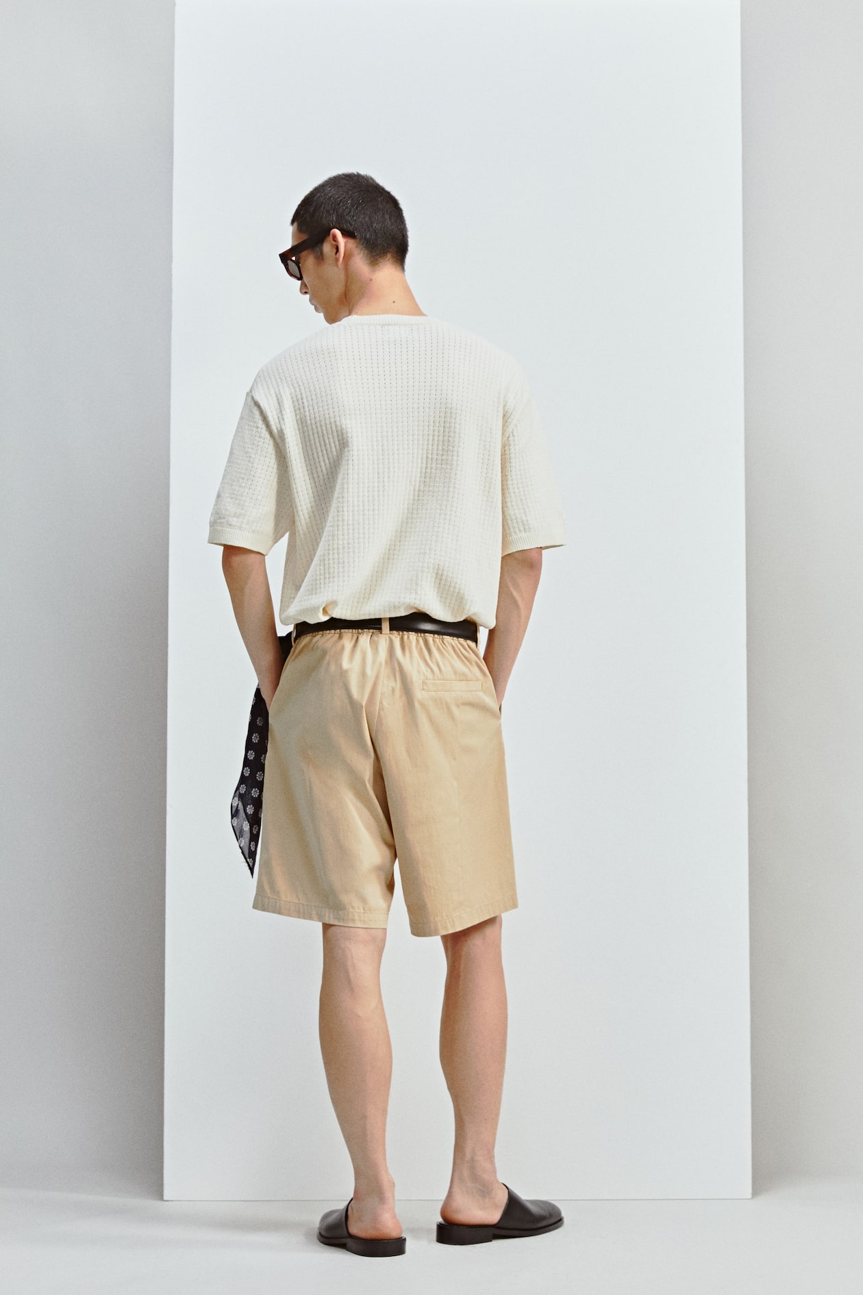 ルーズフィット ホールニットTシャツ - クリーム - Men | H&M JP