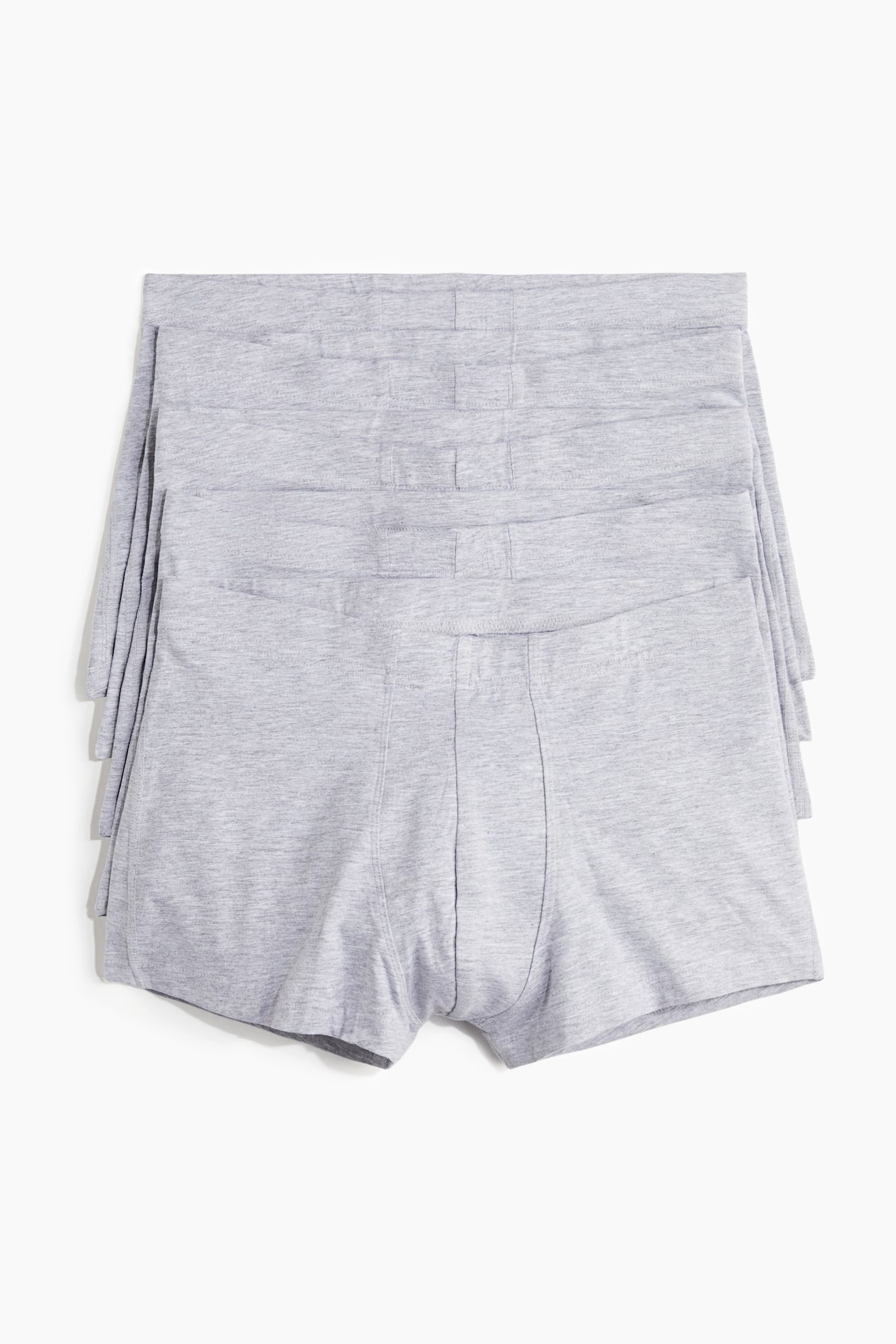 Men’s Grey marl 5-pack cotton short trunks | H&M IN