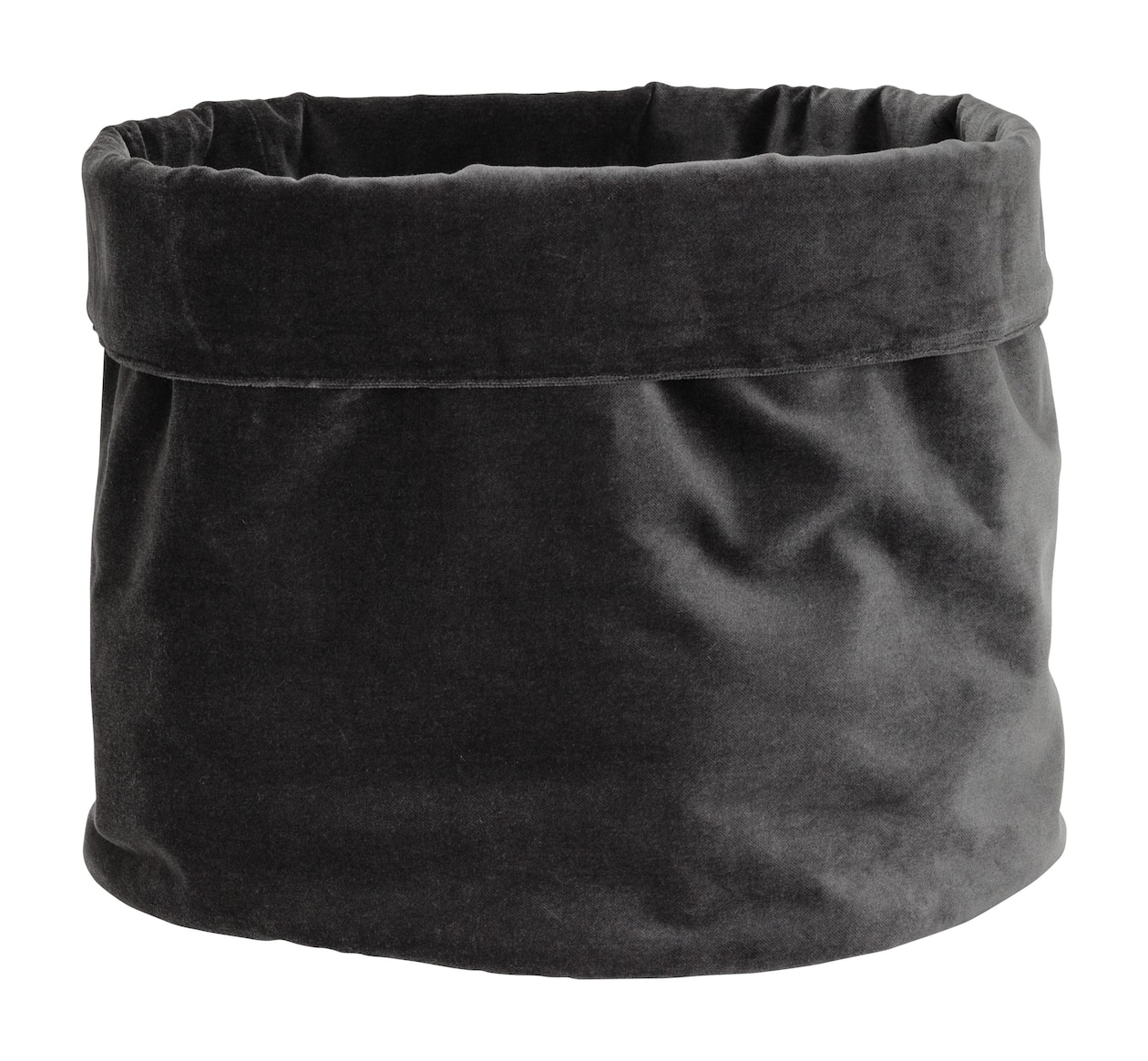 Velvet Storage Basket - Dark gray - Home All | H&M US