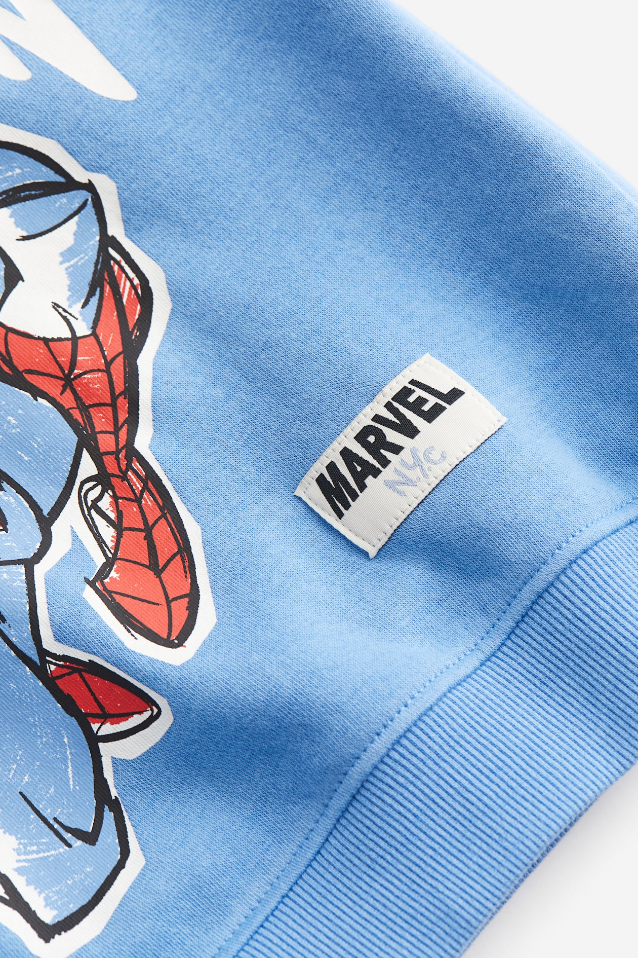 Light blue/Spider-Man Printed hoodie for kids | H&M MY