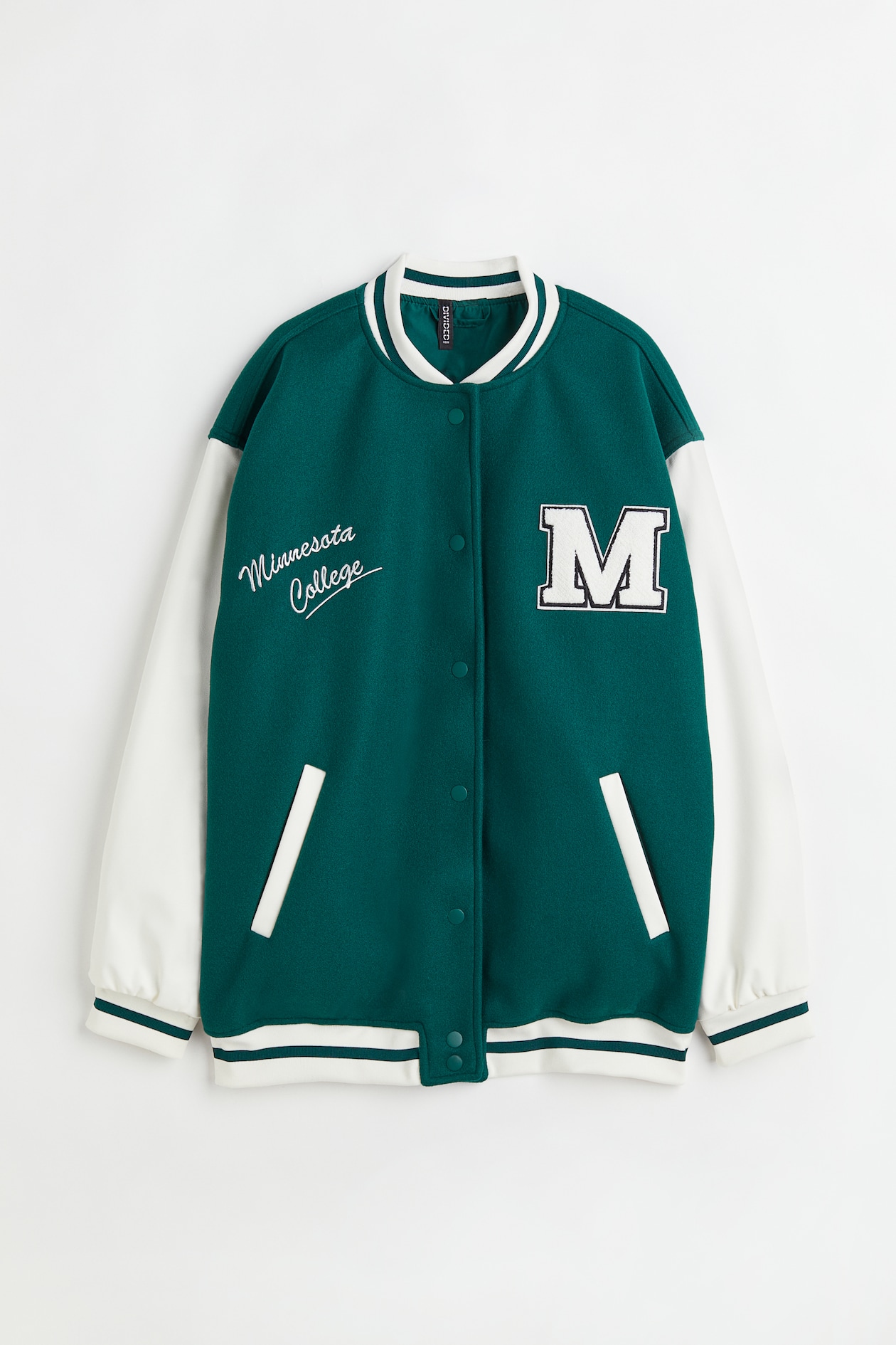 H&M+ Baseballjakke - Mørk grønn/Minnesota - DAME | H&M NO