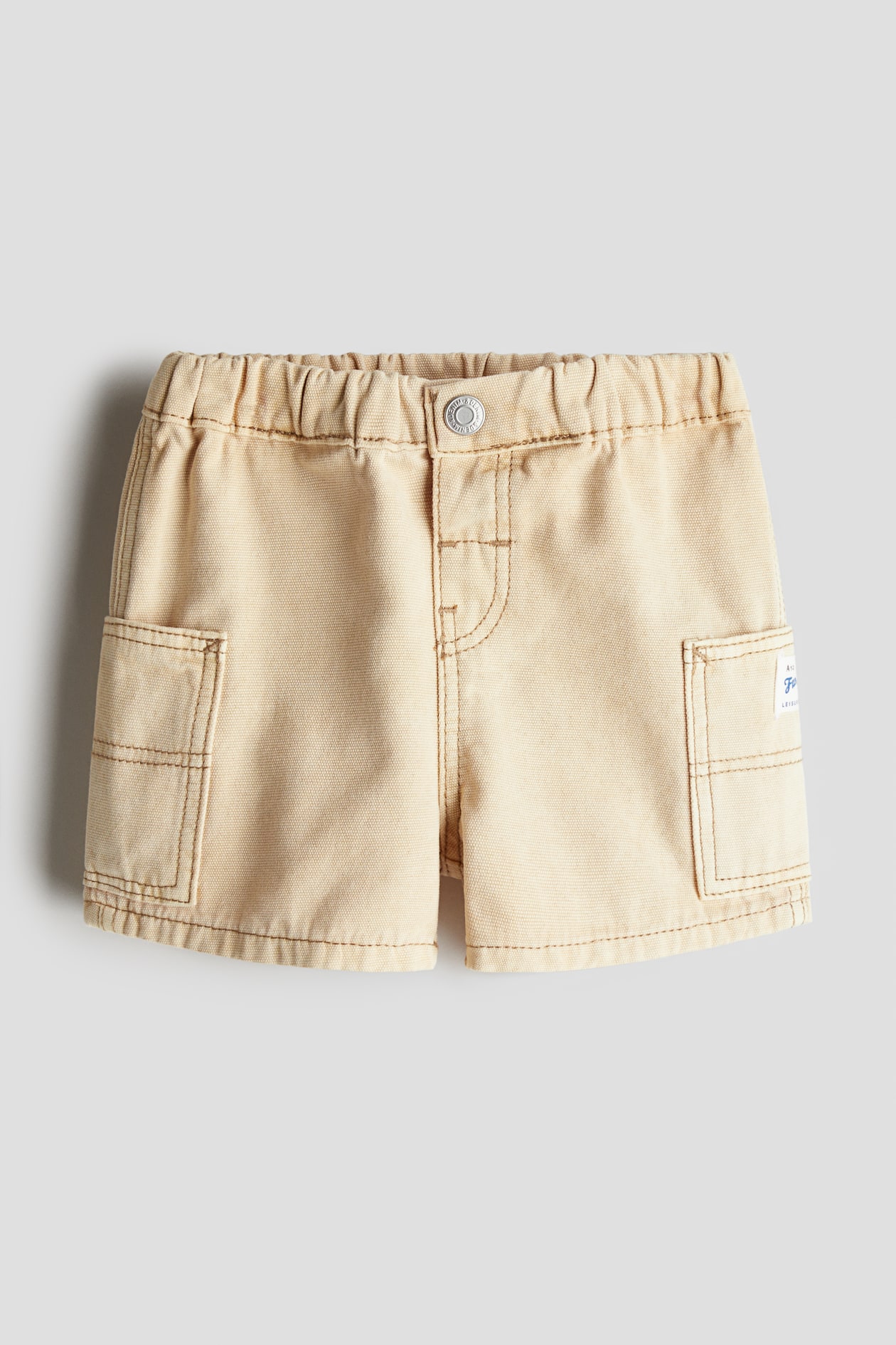 Short en toile de coton - Beige - Kids | H&M CA