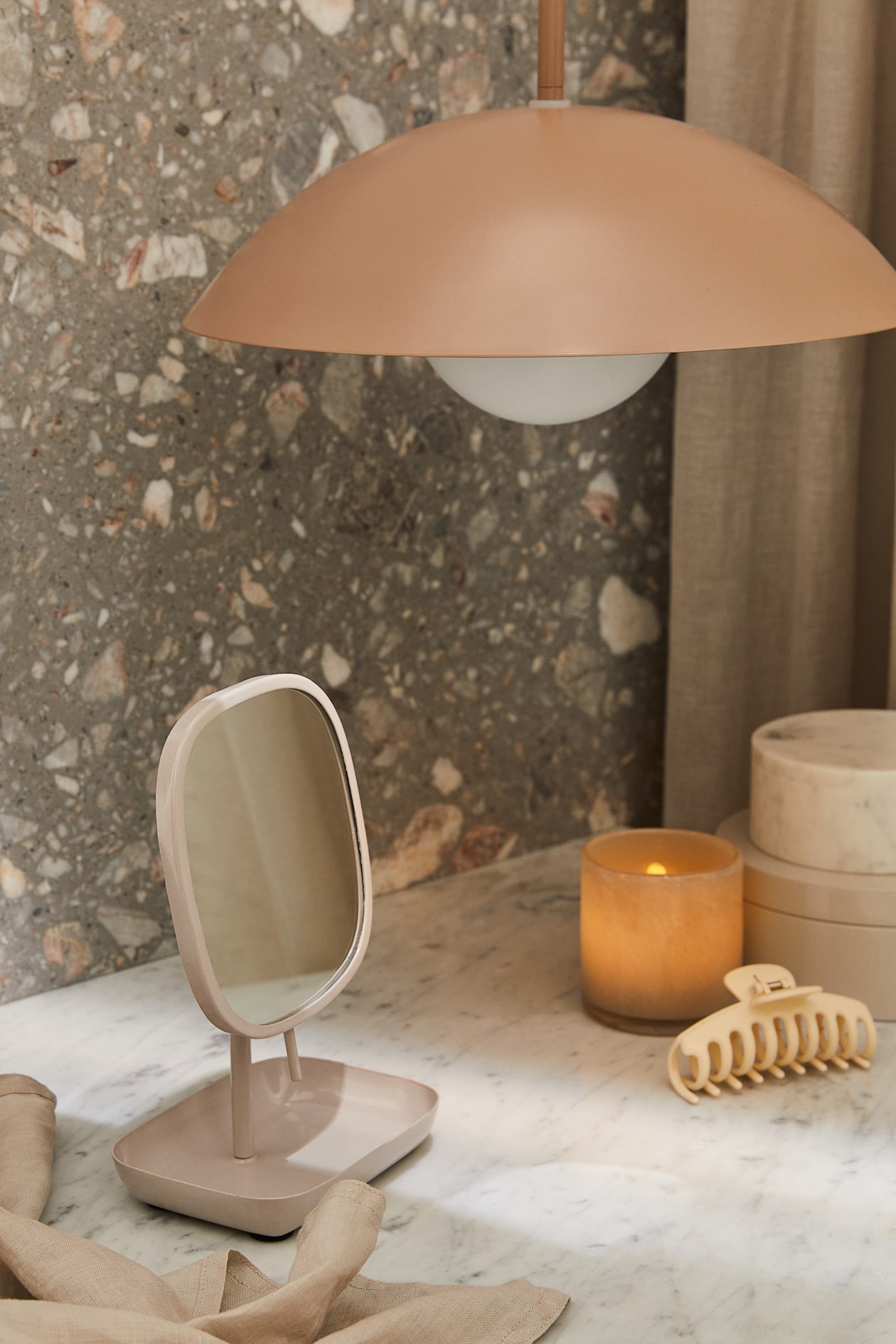 Specchio da tavolo - Beige chiaro - HOME | H&M IT