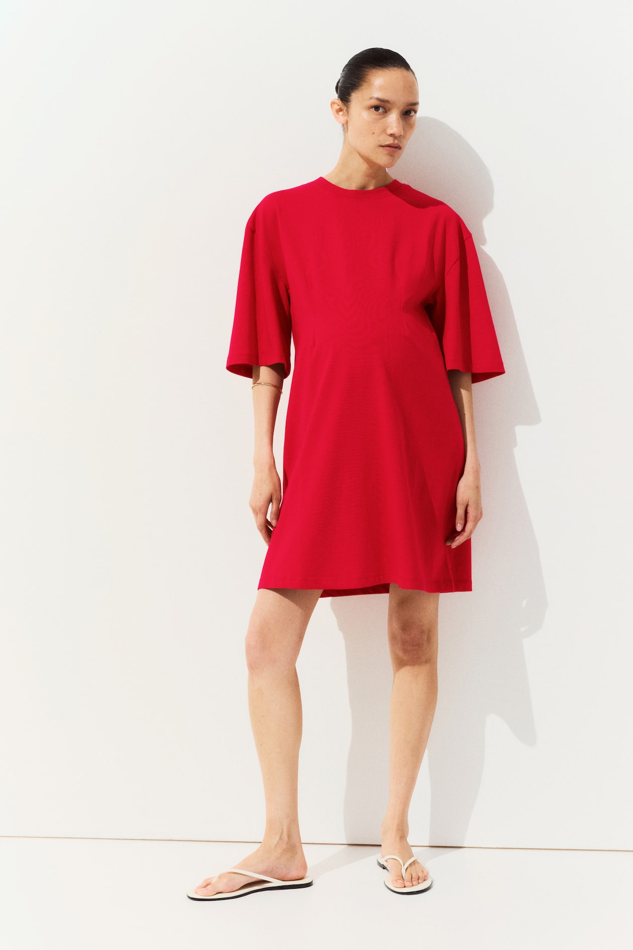 Women's Red MAMA Tee Dress | H&M AU