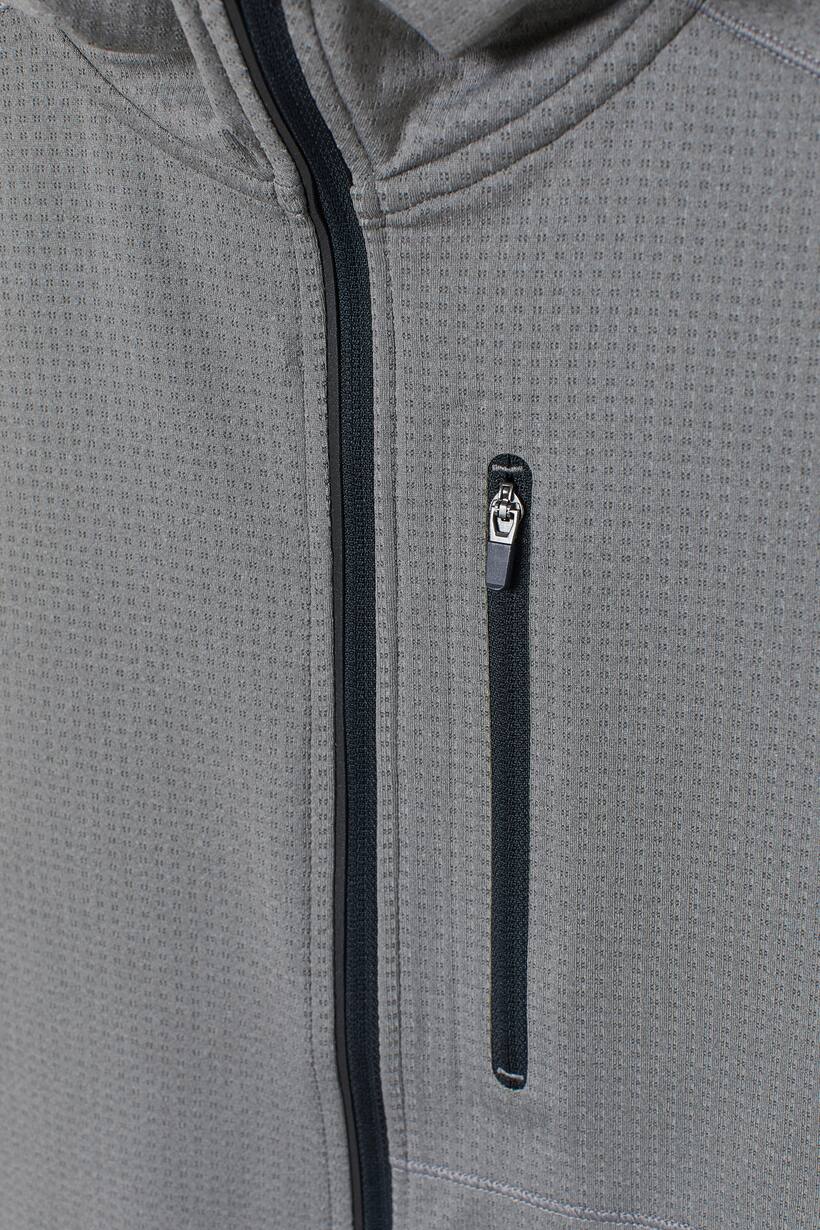 Hooded Running Jacket - Long sleeve - Gray melange - Men | H&M US