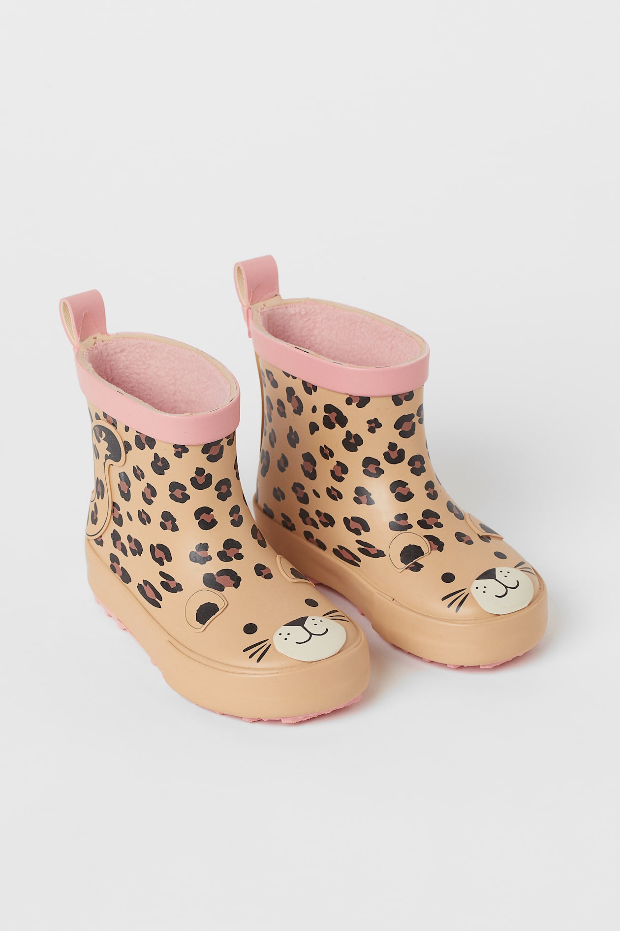 Desenli Lastik Bot - Bej/Leopar desenli - ÇOCUK | H&M TR