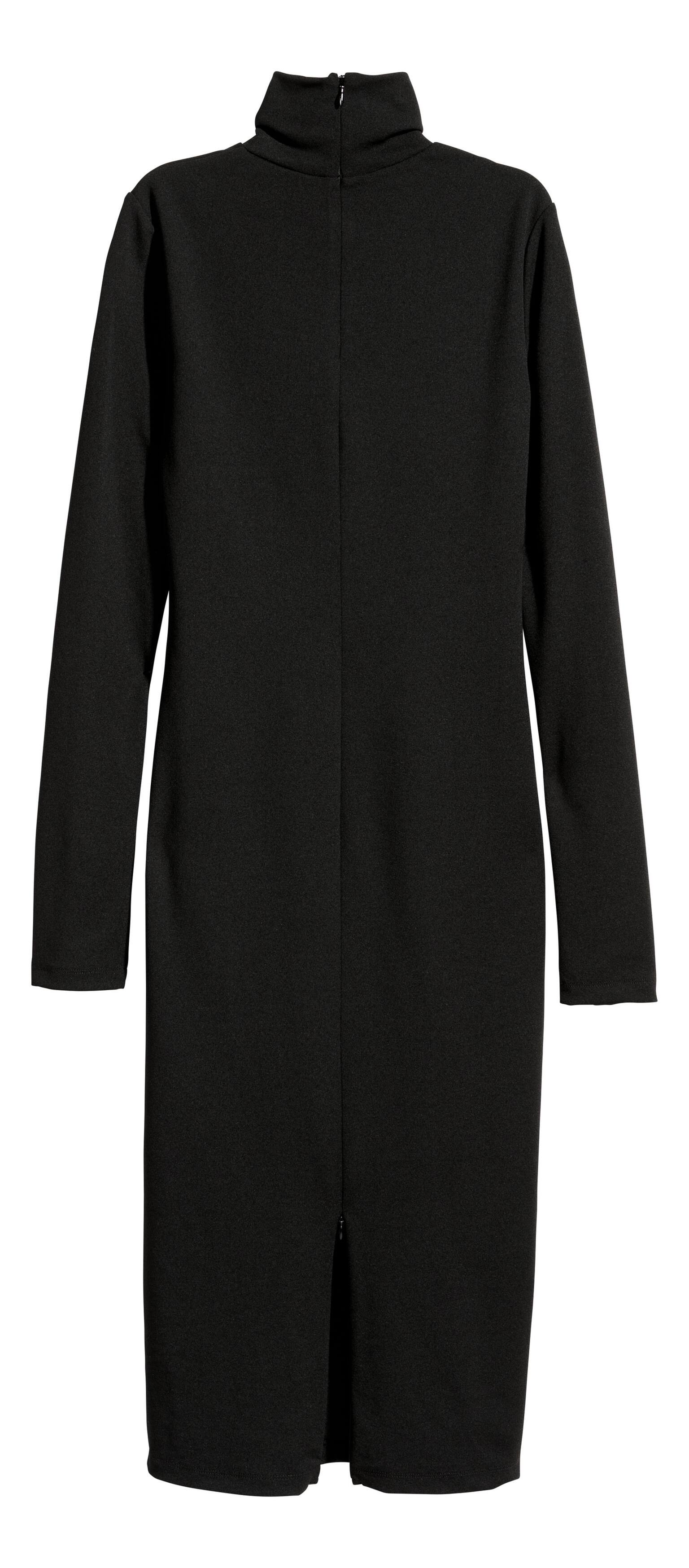 Polo-neck dress - Black - Ladies | H&M GB